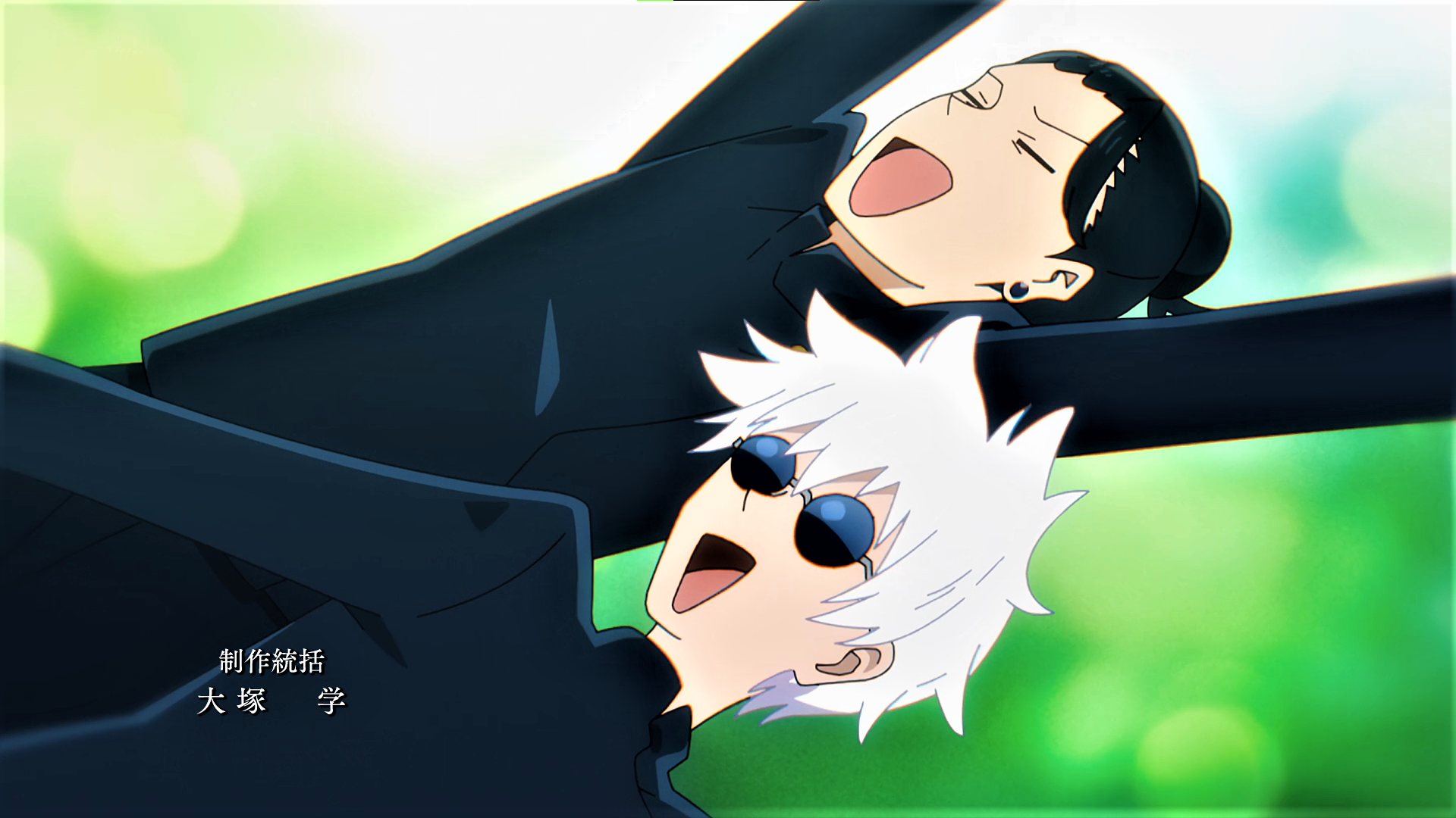 Gojo And Geto Laughing Desktop Wallpapers Wallpaper Cave