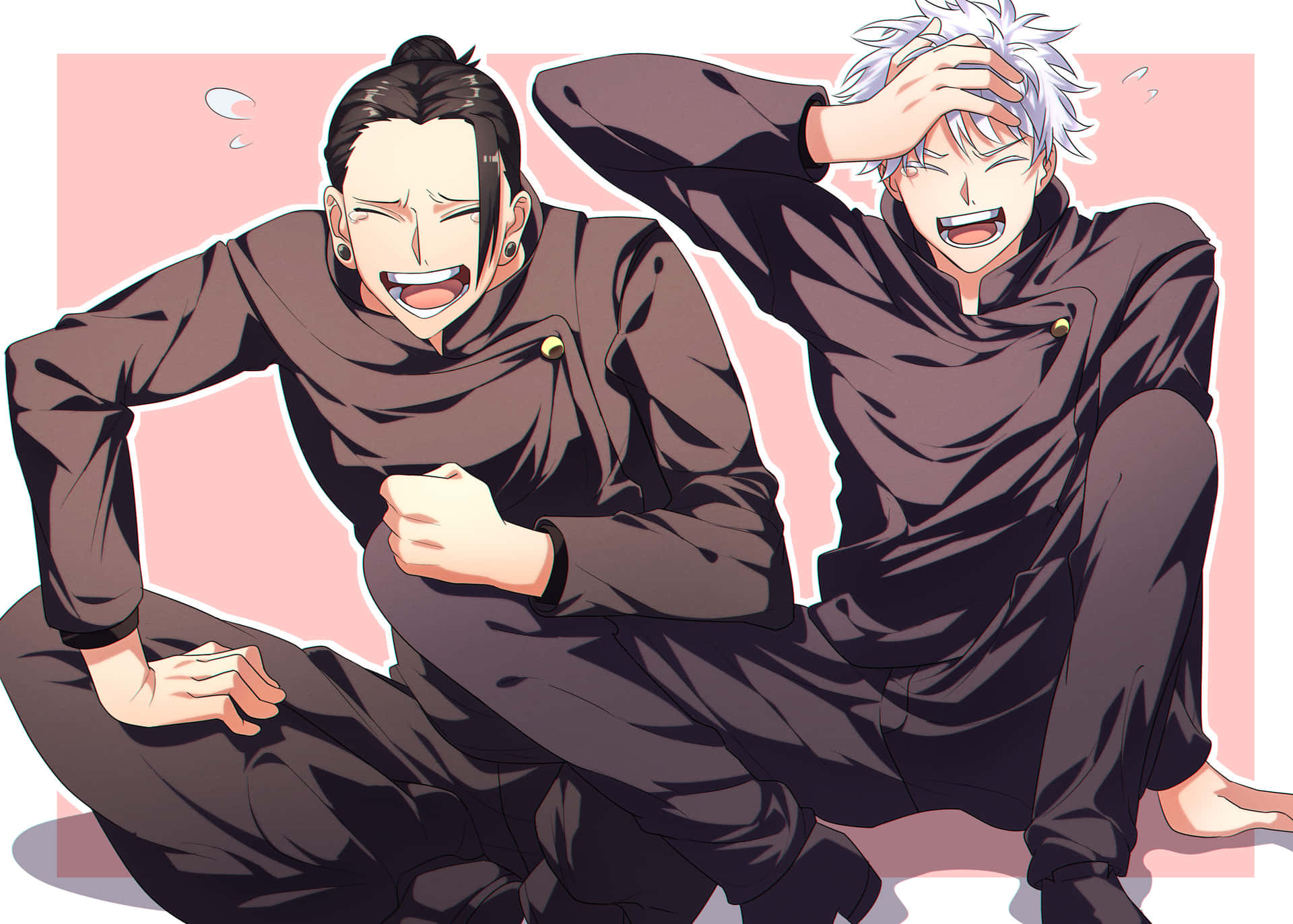 Gojo And Geto Laughing Desktop Wallpapers - Wallpaper Cave