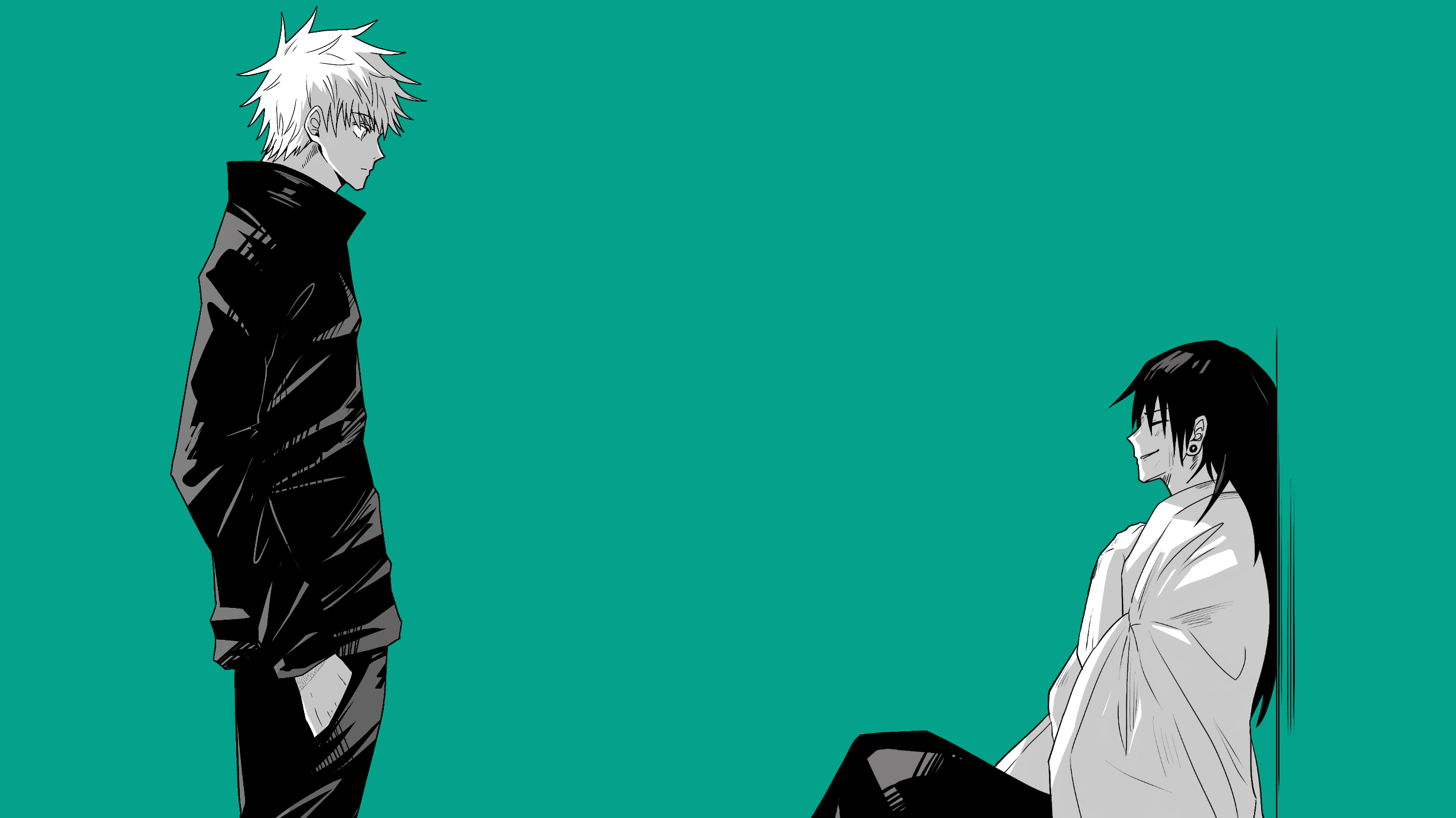 Gojo And Geto Laughing Desktop Wallpapers - Wallpaper Cave