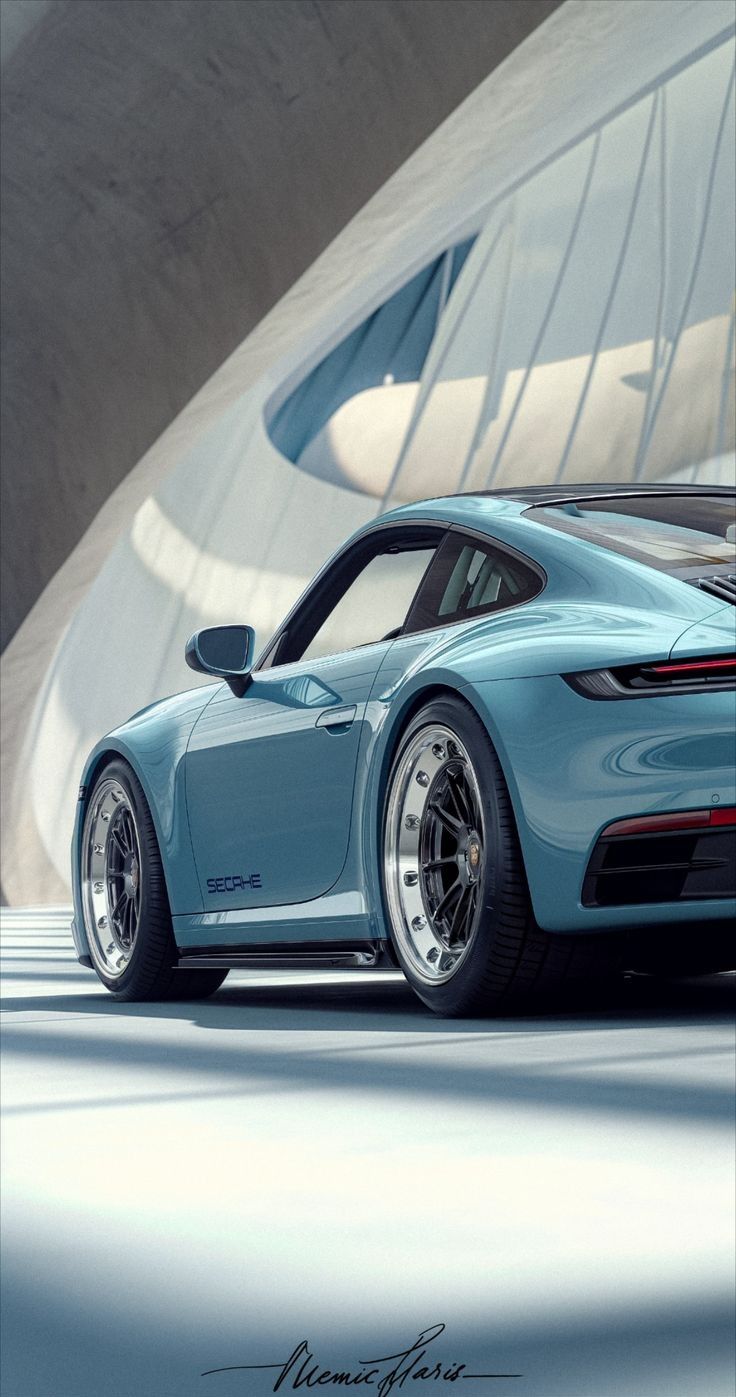 Porsche 911 992 Blue iPhone Wallpapers - Wallpaper Cave