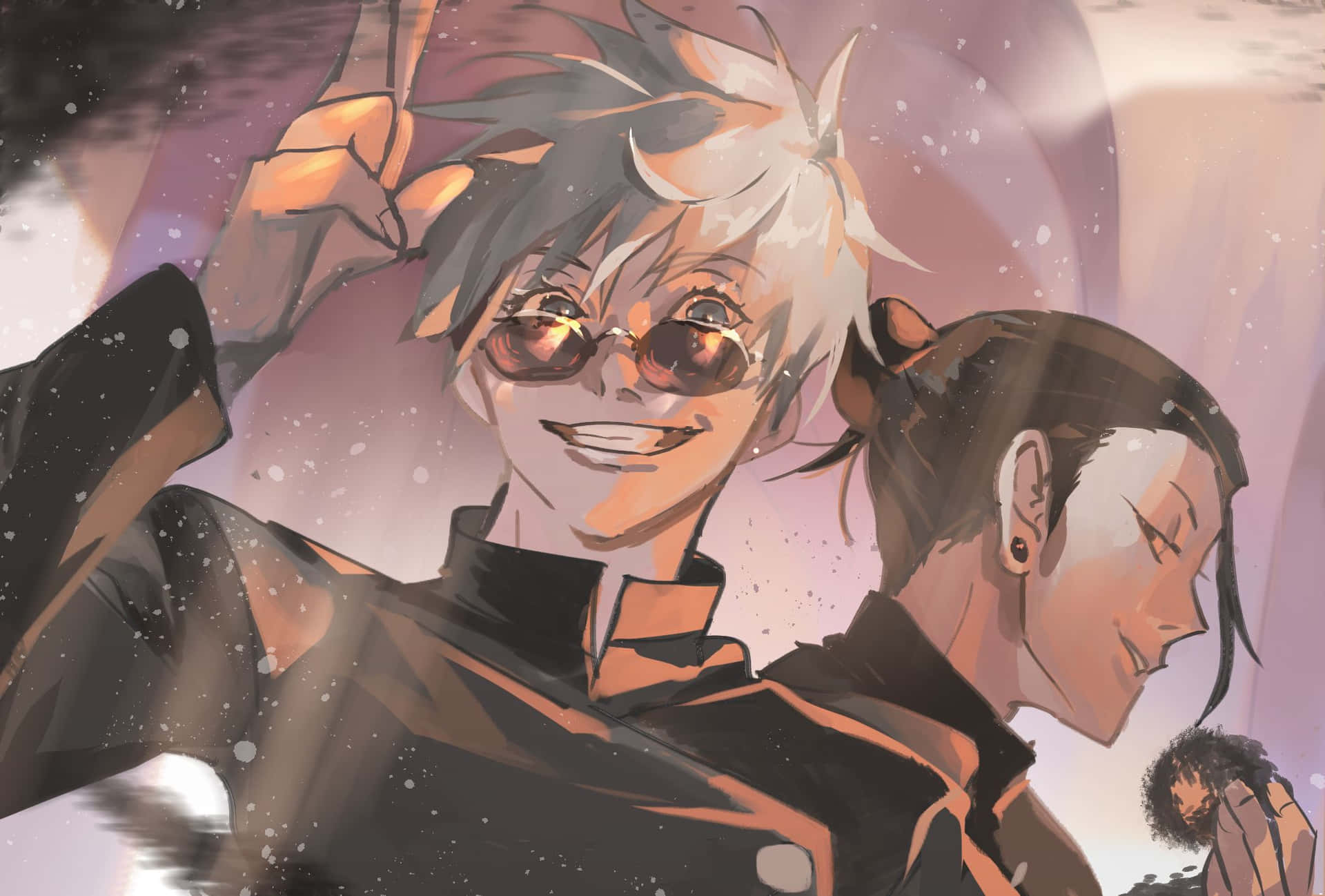 Gojo And Geto Laughing Desktop Wallpapers - Wallpaper Cave