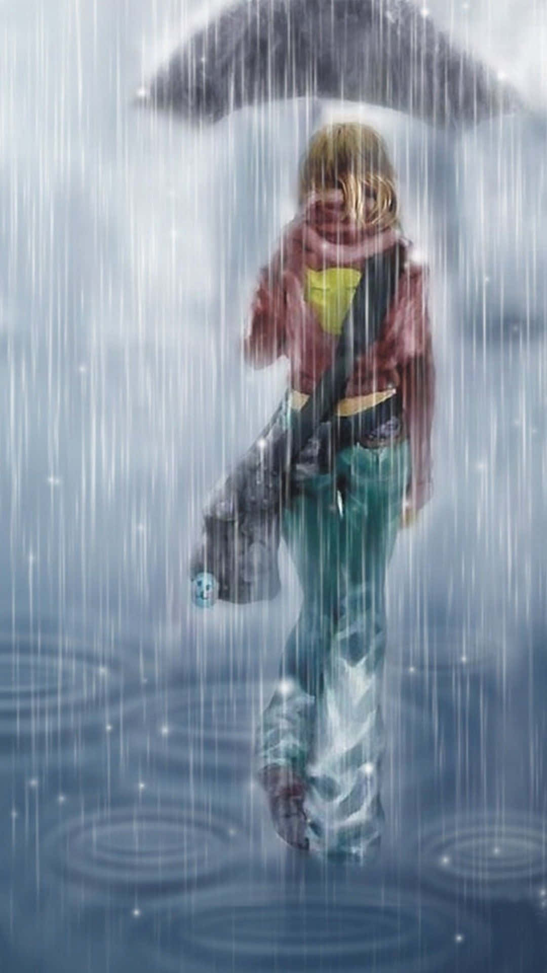 Phone Anime Rain Wallpapers - Wallpaper Cave