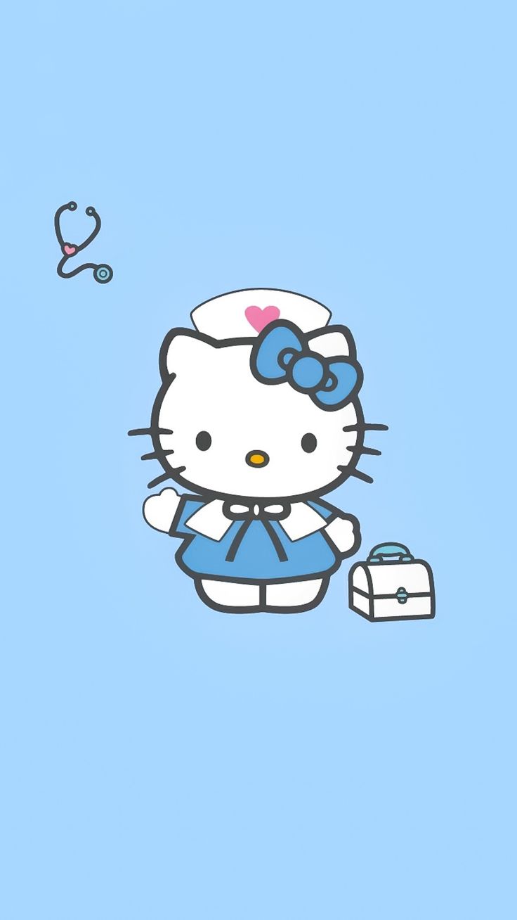 Light Blue Hello Kitty Wallpapers - Wallpaper Cave
