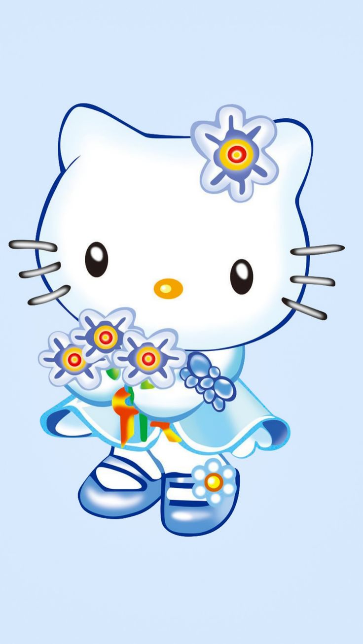 Light Blue Hello Kitty Wallpapers - Wallpaper Cave