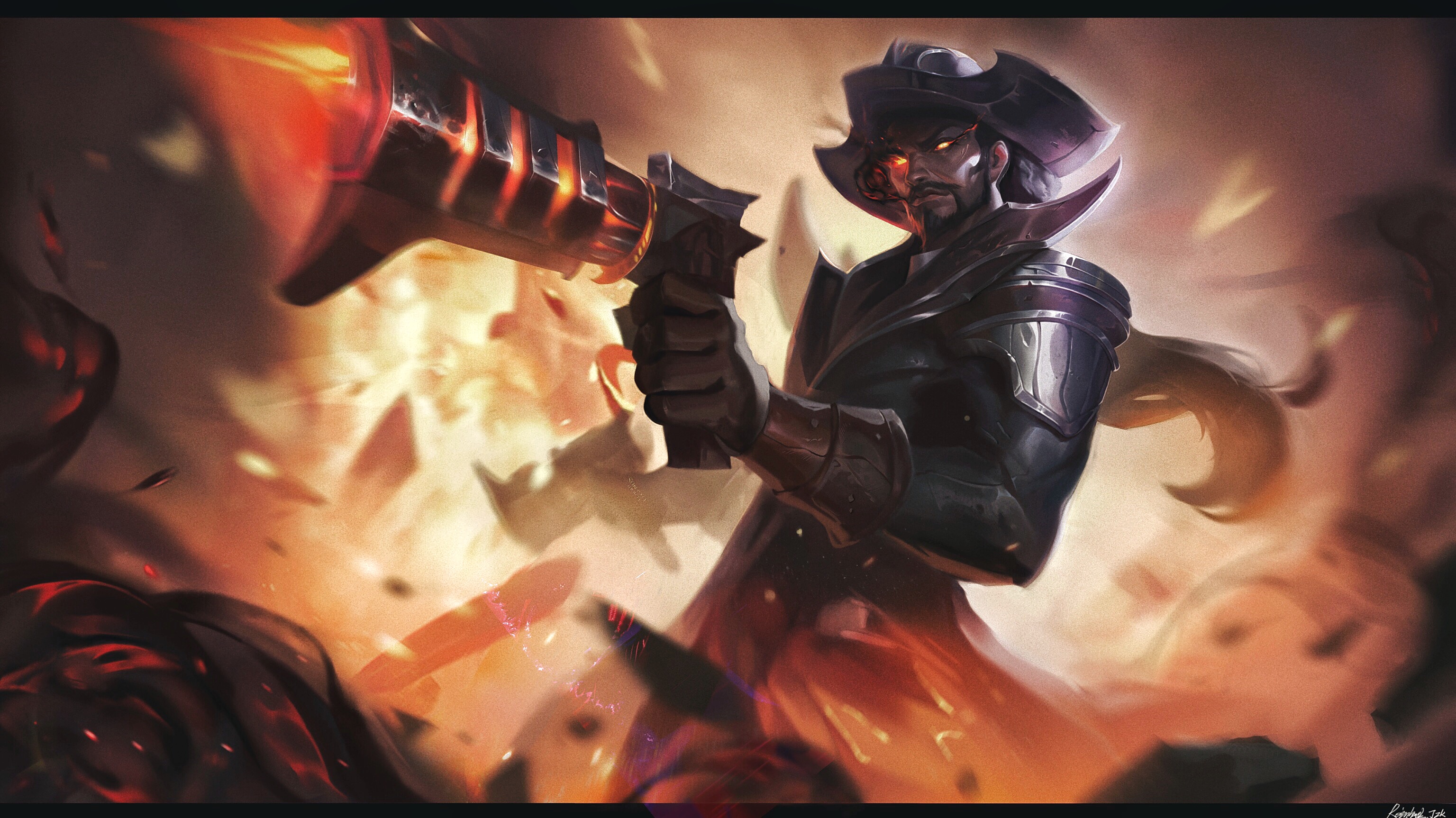 Lucian Wallpaper Fan Art High Noon Lucian Wallpapers Wallpaper Cave