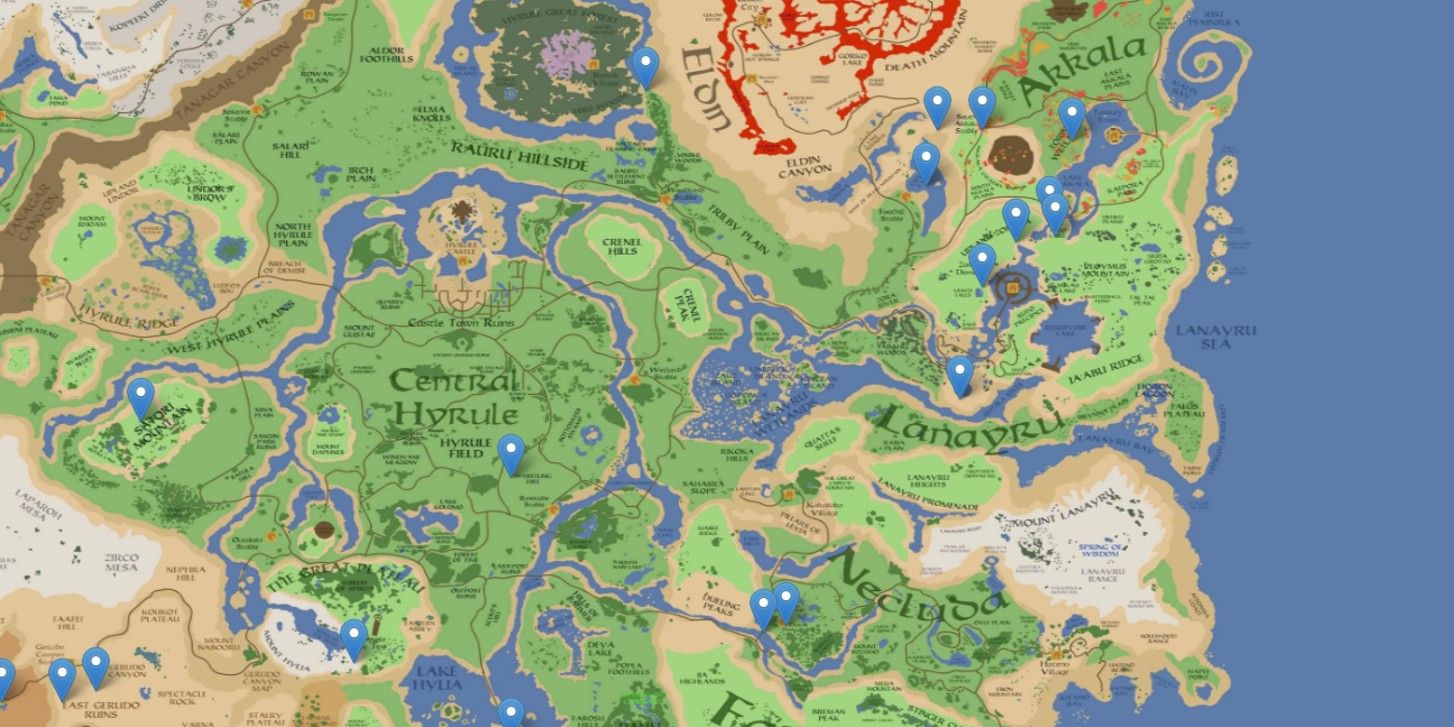 Hyrule Map Wallpapers - Wallpaper Cave