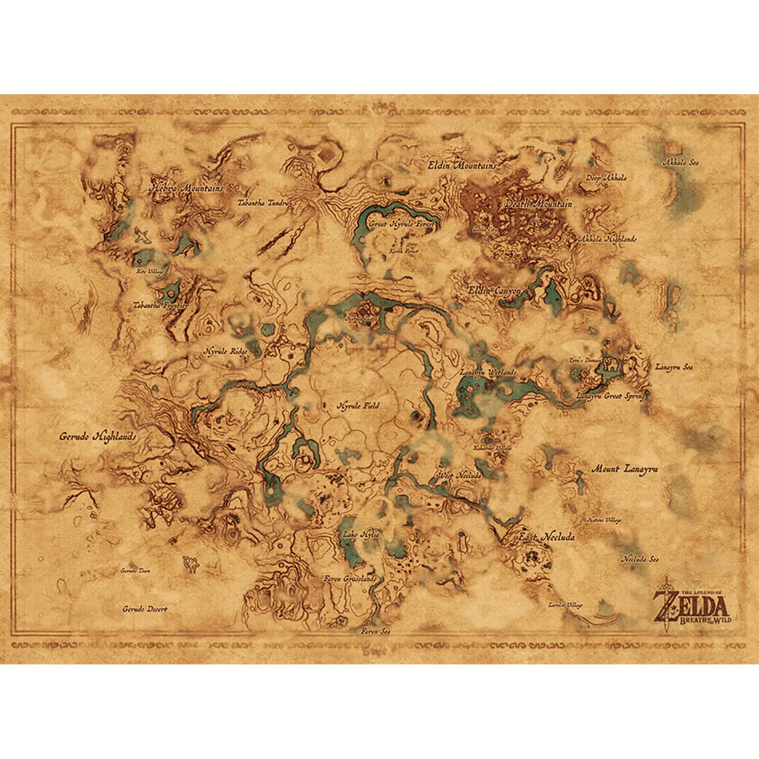 Hyrule Map Wallpapers - Wallpaper Cave