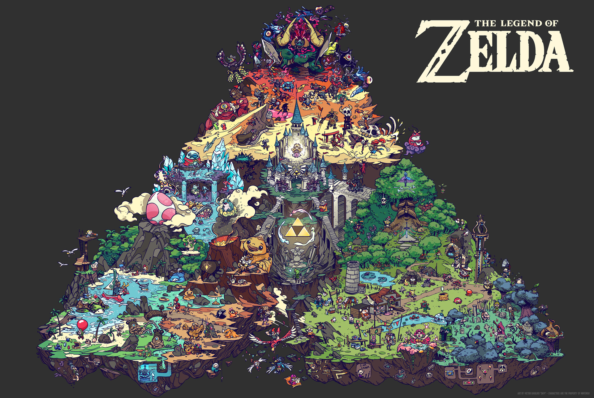 Hyrule Map Wallpapers - Wallpaper Cave