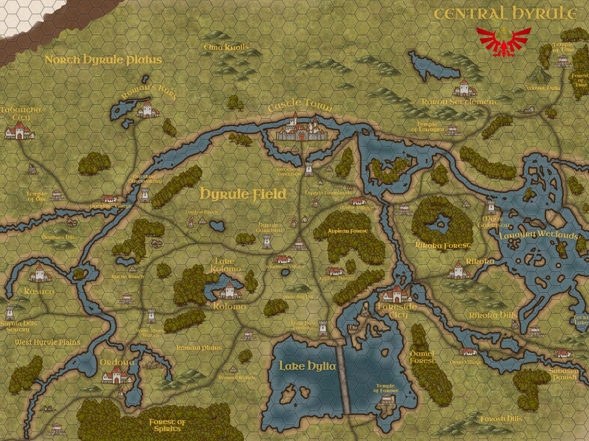 Hyrule Map Wallpapers - Wallpaper Cave