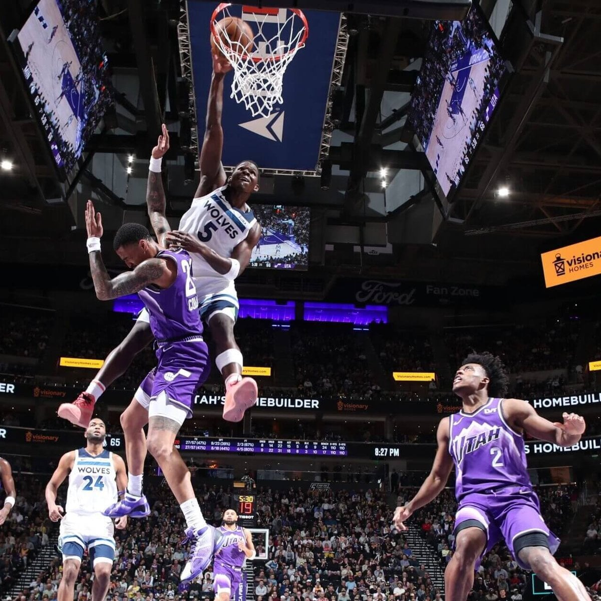 Anthony Edwards Dunking Wallpapers - Wallpaper Cave