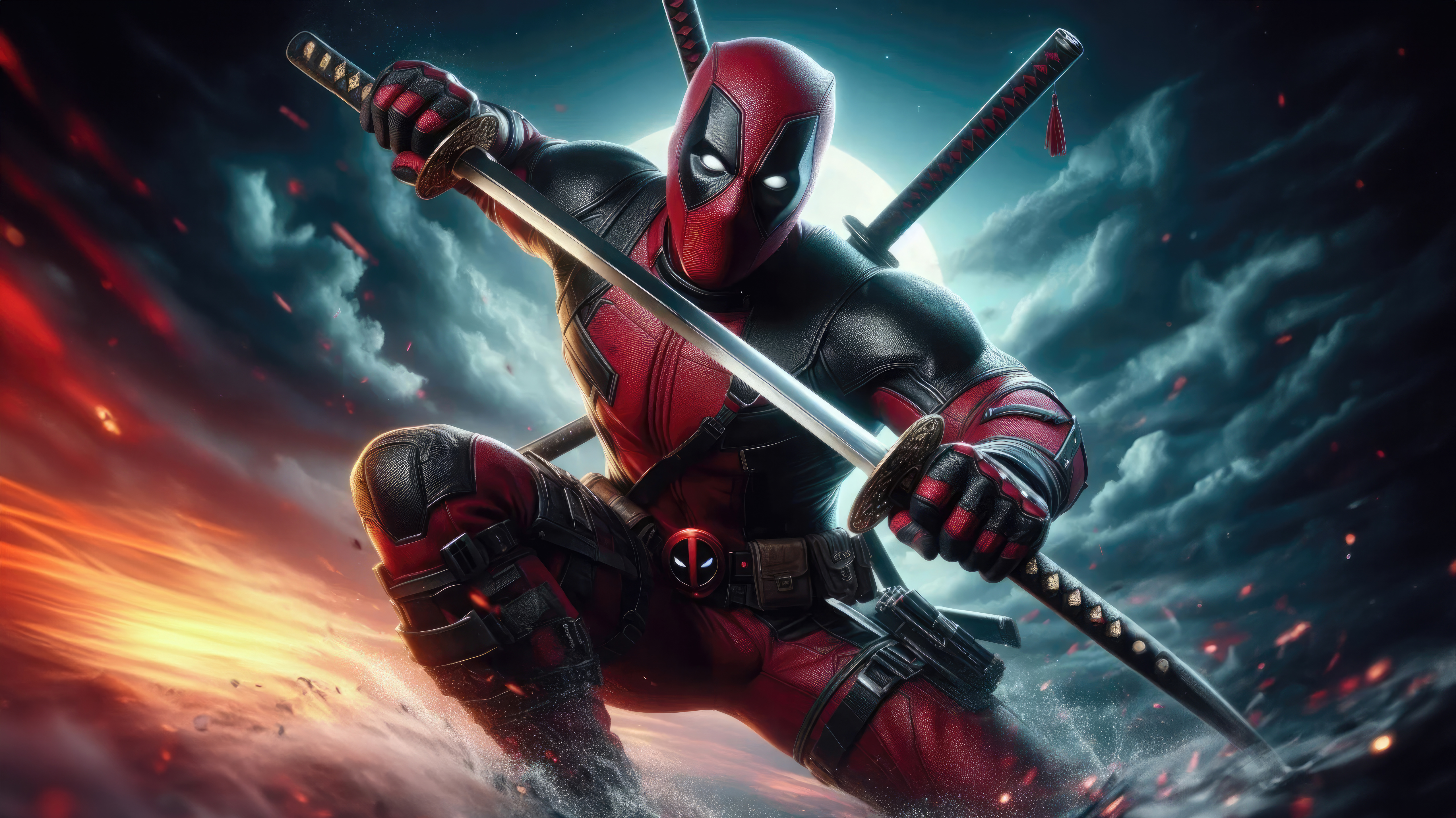 Deadpool With Katana Wallpapers - Wallpaper Cave