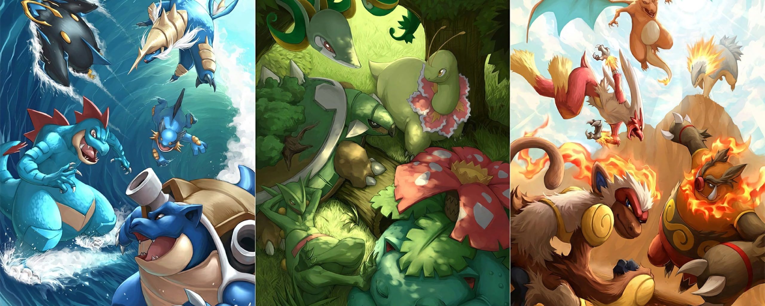 Pokémon Dual Monitor Wallpapers - Wallpaper Cave
