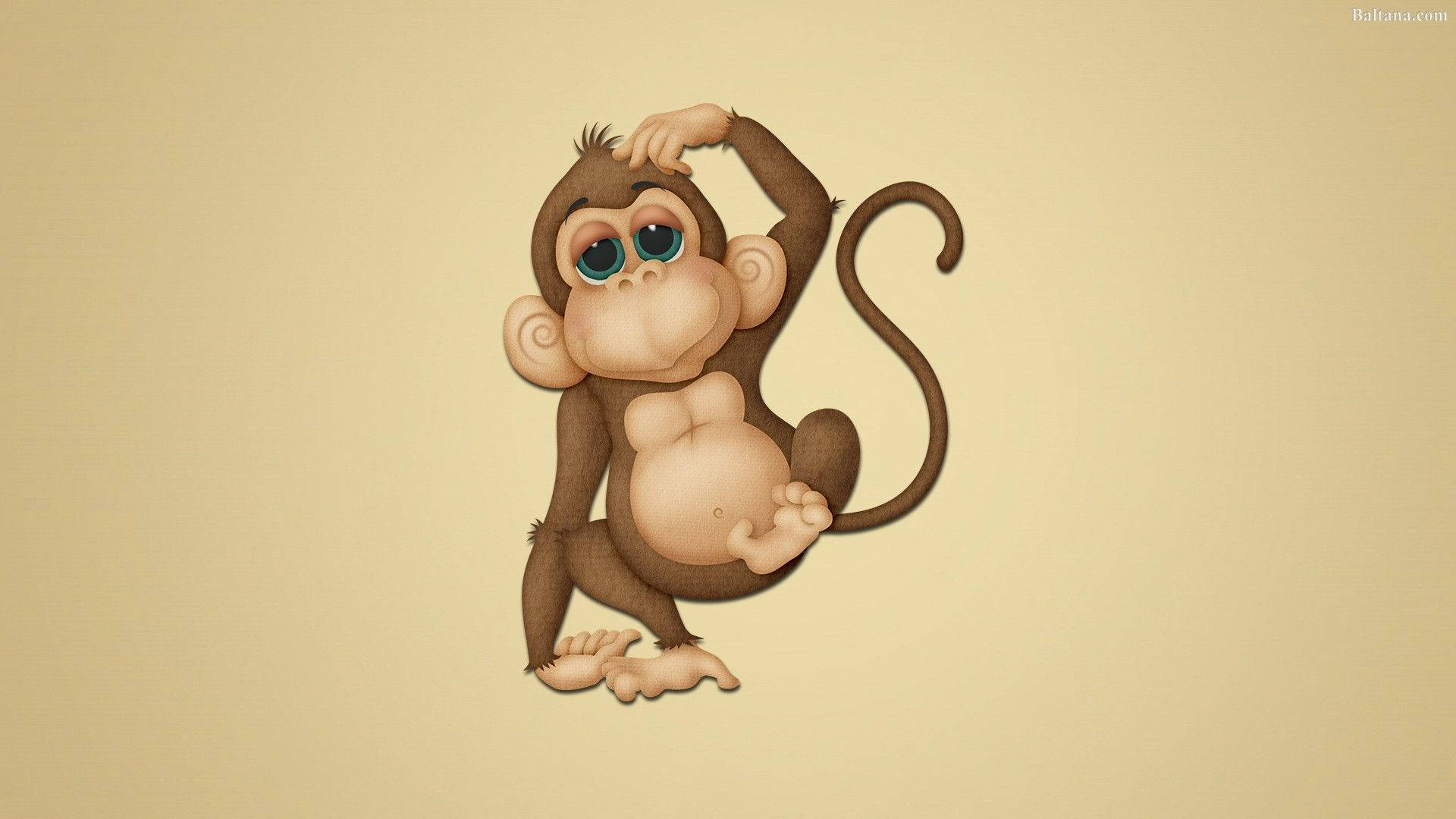 Cute Aminated Monkey Wallpapers - Wallpaper Cave
