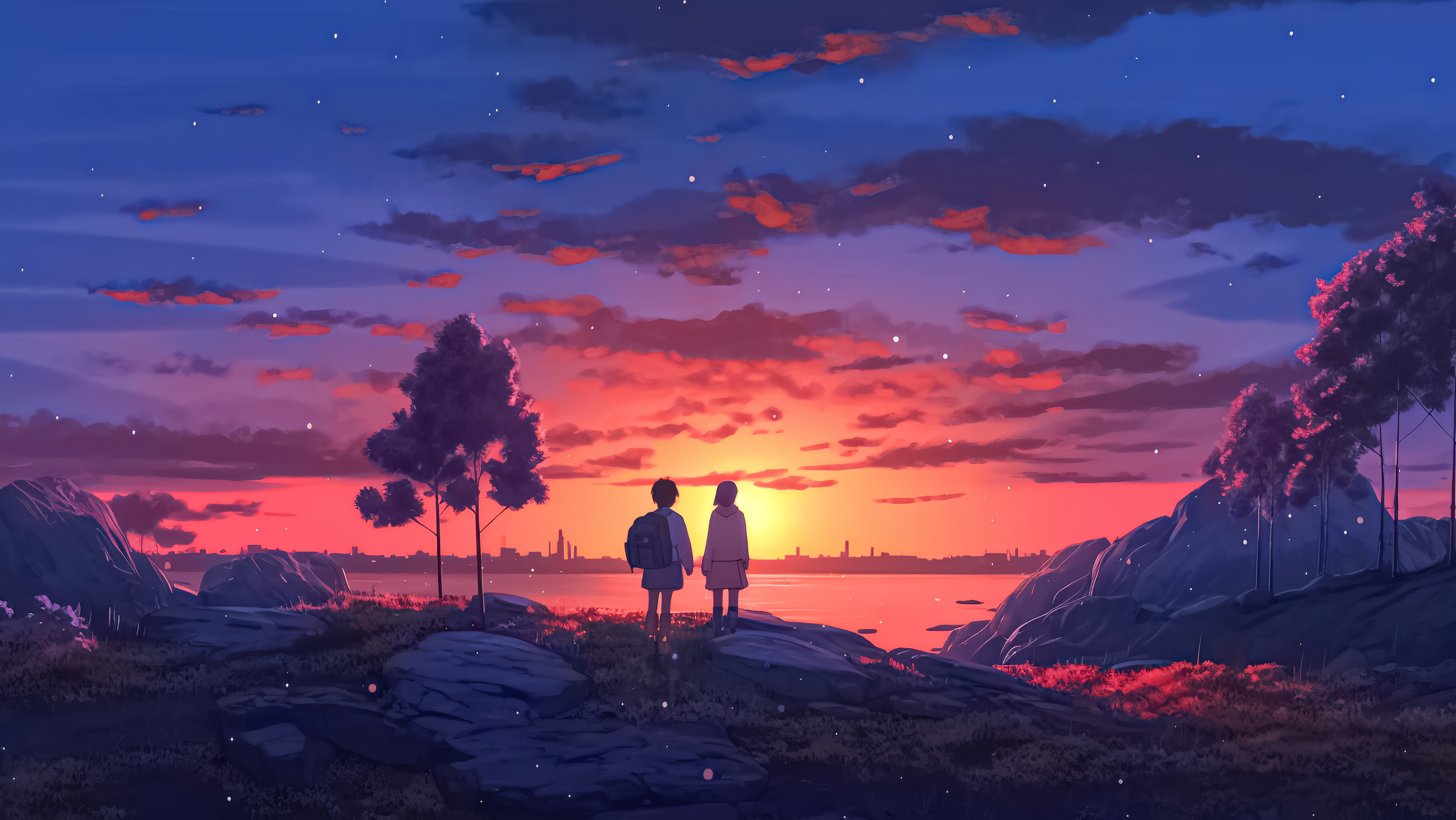 Sunset 4k Anime Wallpapers - Wallpaper Cave