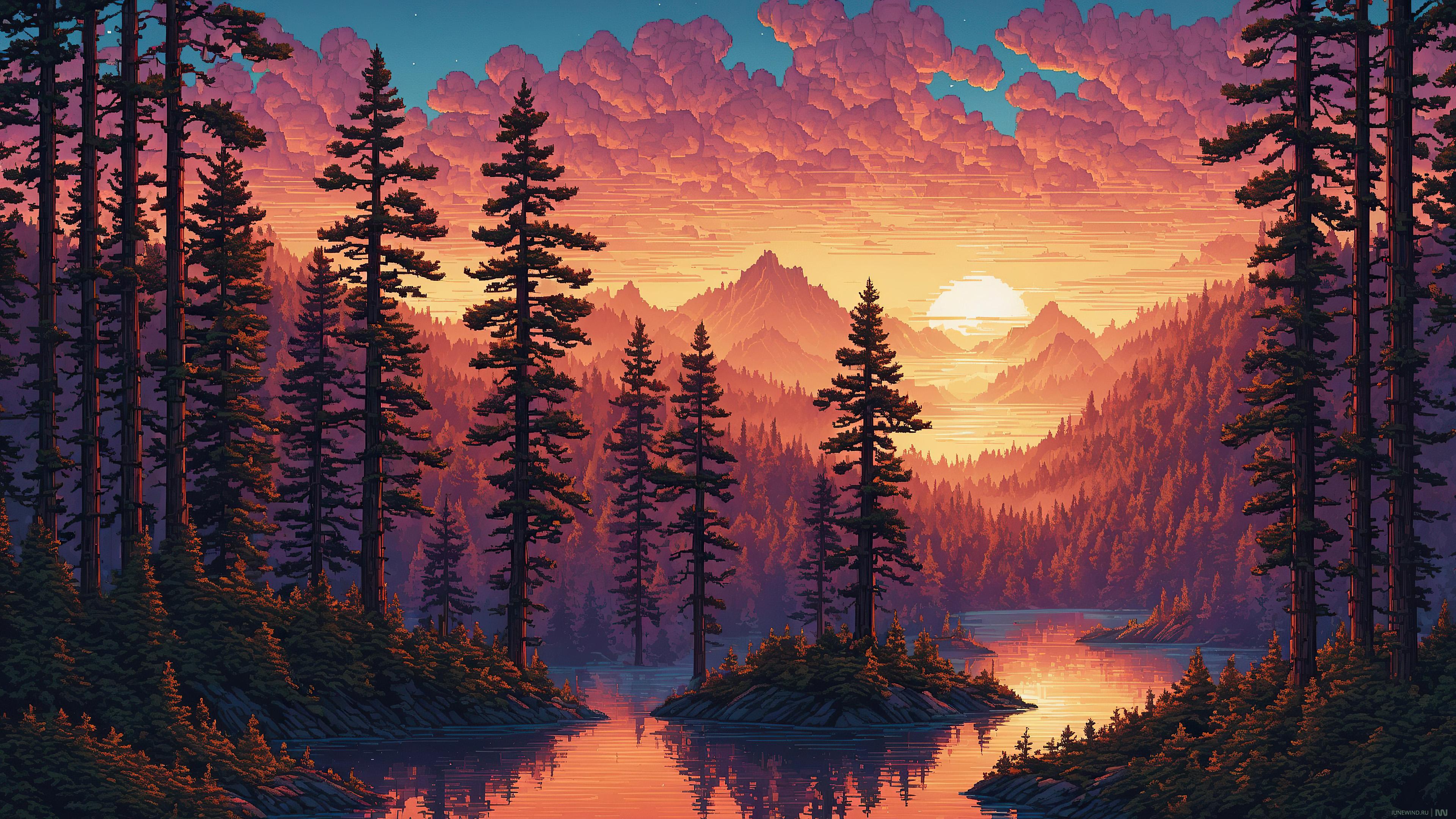 Pixel Art Nature Wallpapers - Wallpaper Cave