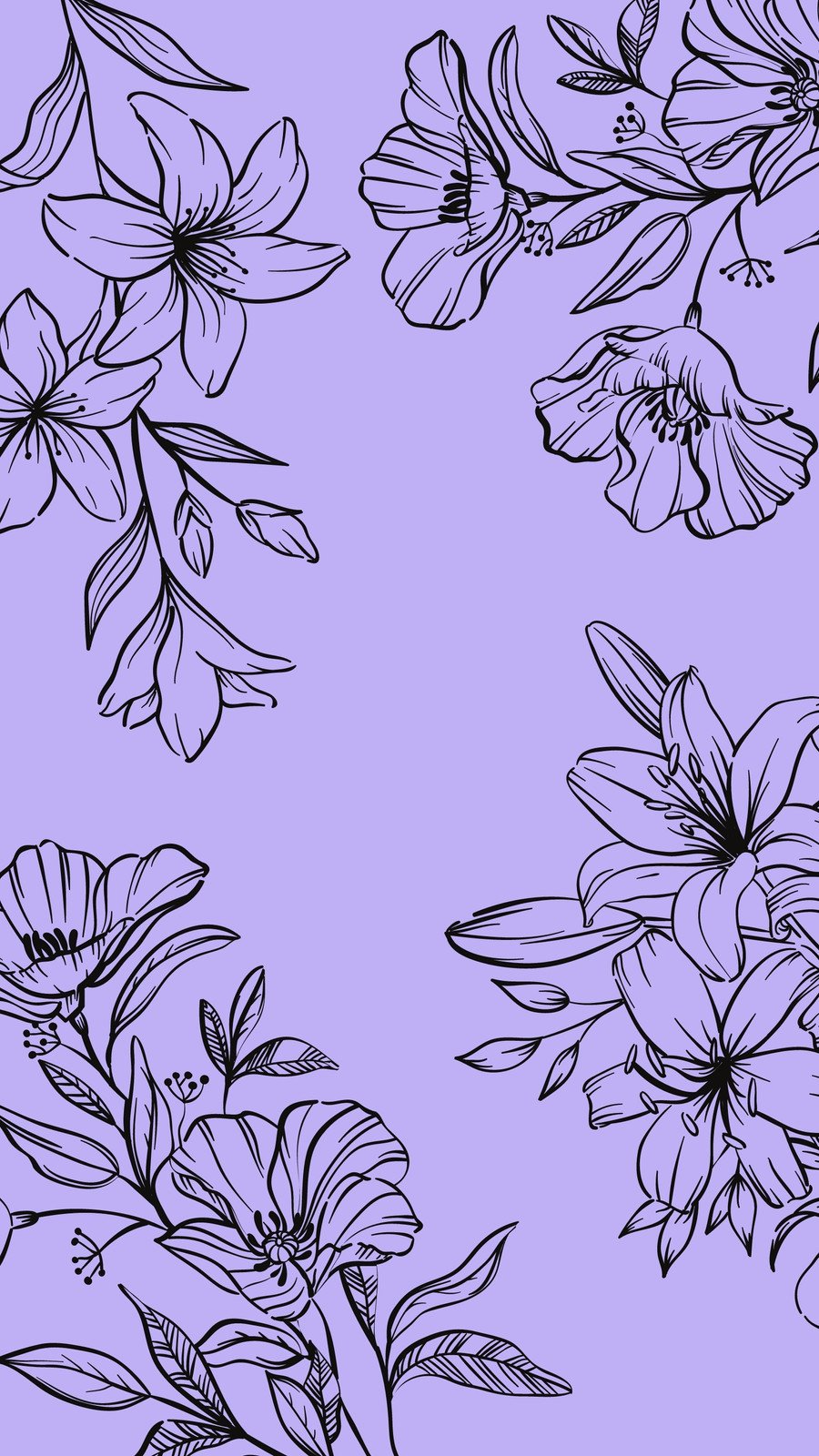 Purple Flower Phone Wallpapers - Wallpaper Cave