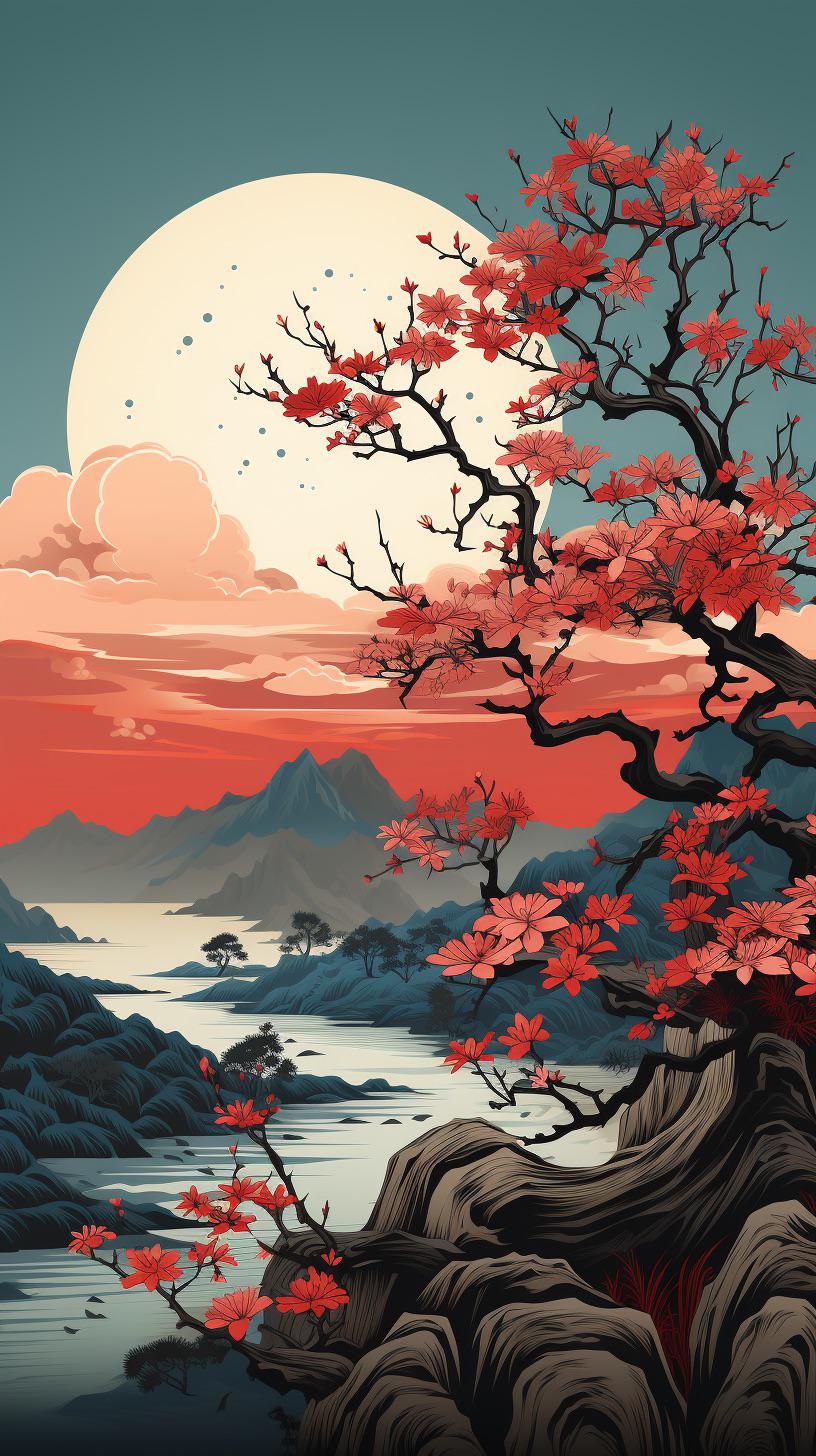 Japan Art iPhone Wallpapers - Wallpaper Cave