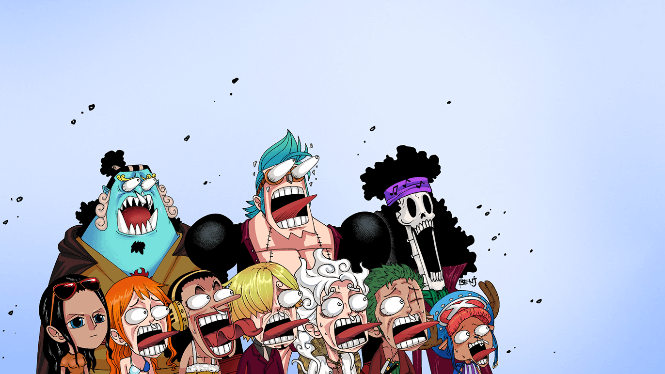 One Piece Straw Hat Pirates Desktop Wallpapers - Wallpaper Cave