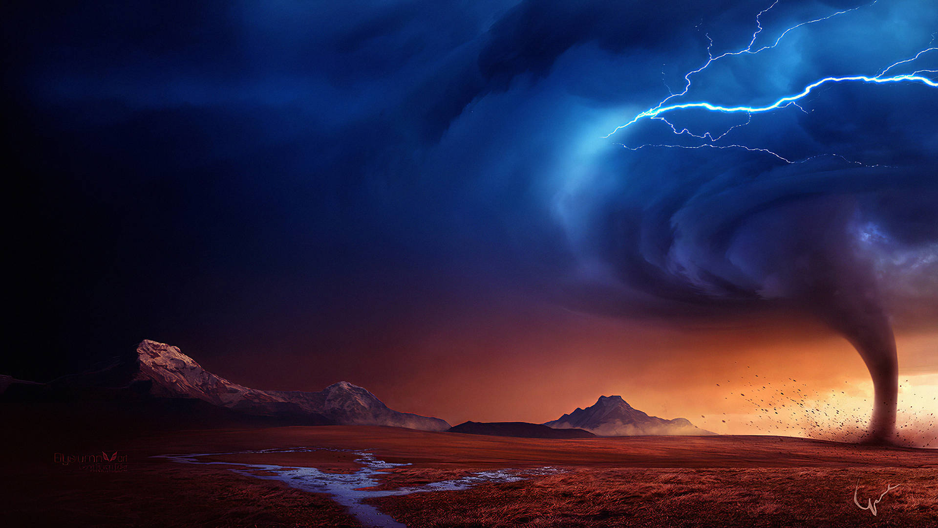 Tornado And Lightning Wallpapers - Wallpaper Cave