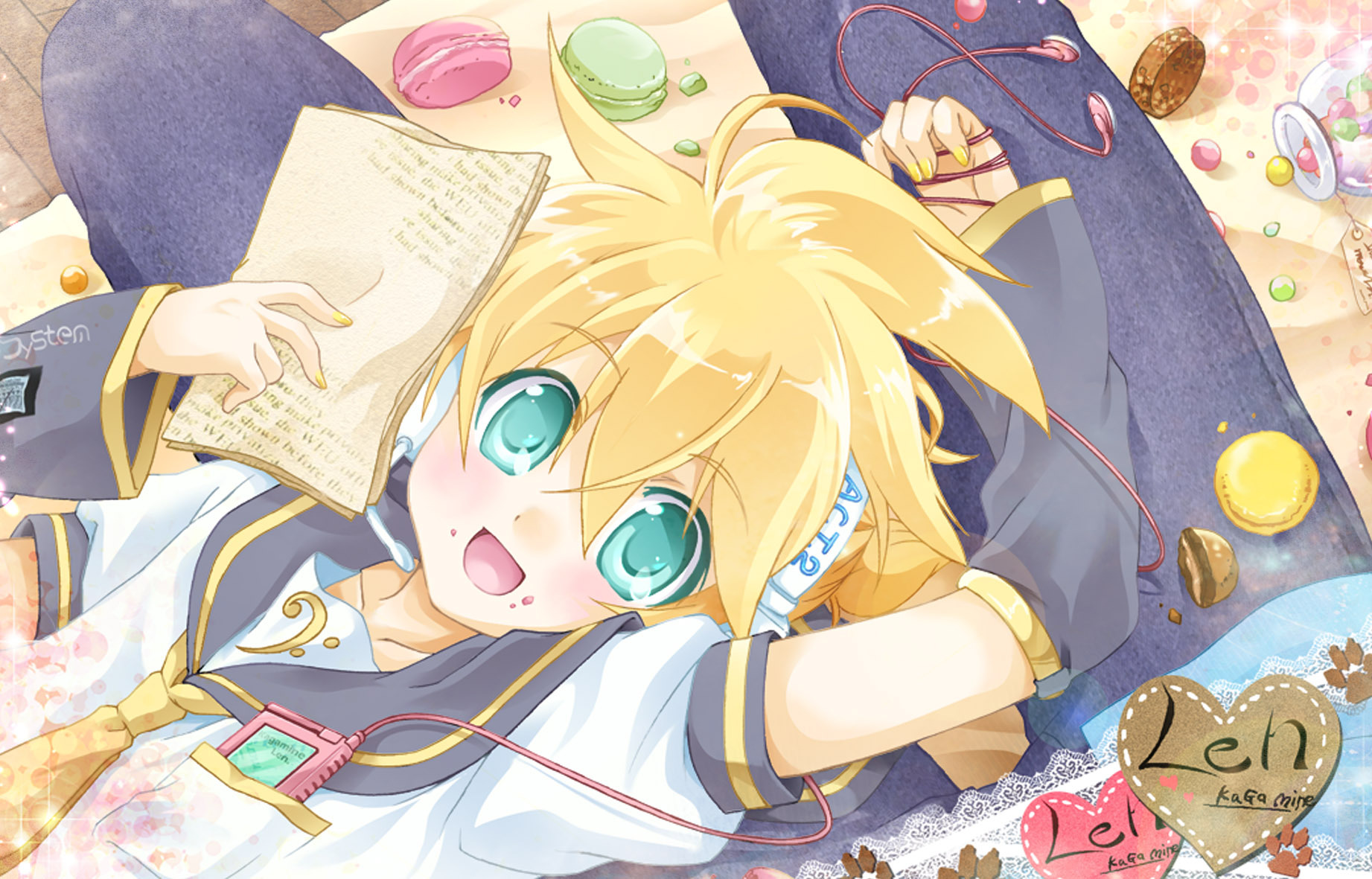 Vocaloid Wallpaper Len Vocaloid Band Other & Anime Background