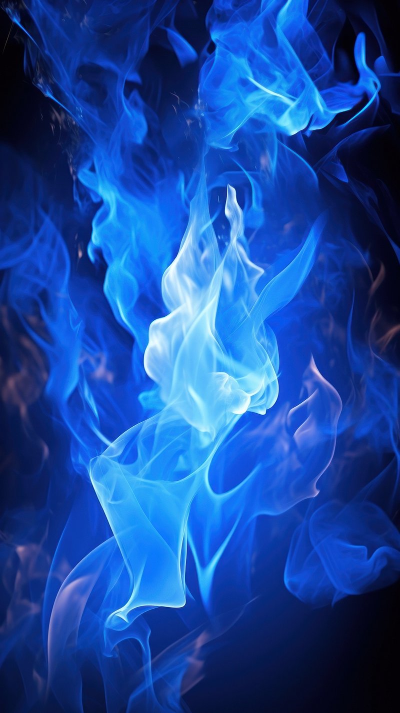 Blue Fire Phone Wallpapers - Wallpaper Cave