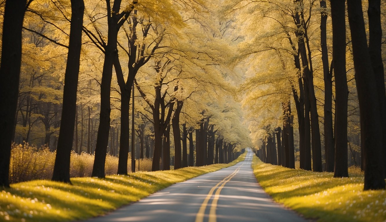 Yellow Spring Roads Wallpapers - Wallpaper Cave