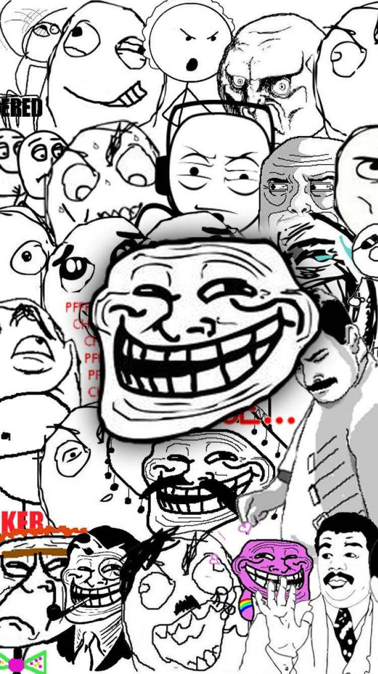 Phone Troll Face Wallpapers - Wallpaper Cave