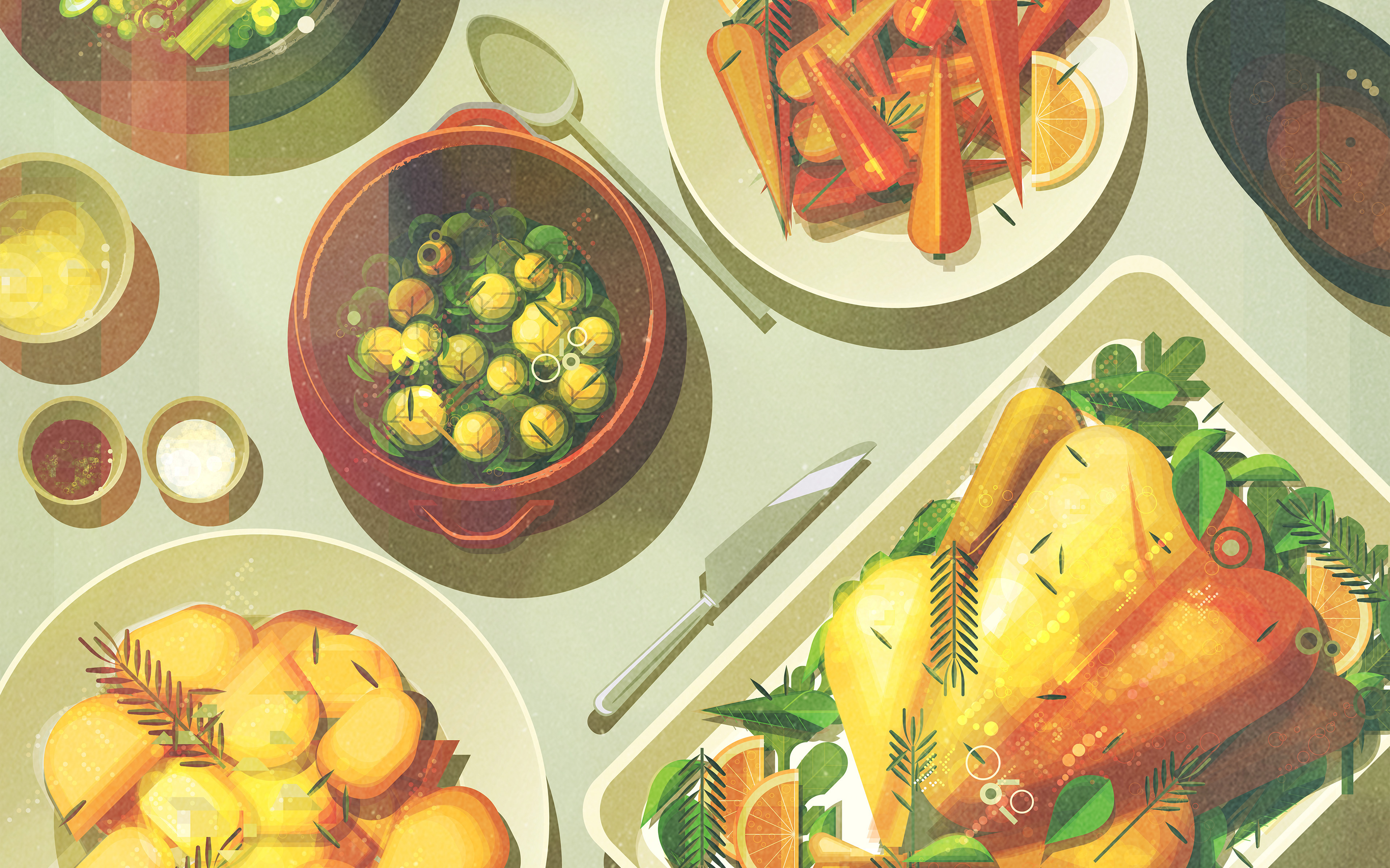 Anime Food Desktop Wallpapers - Wallpaper Cave