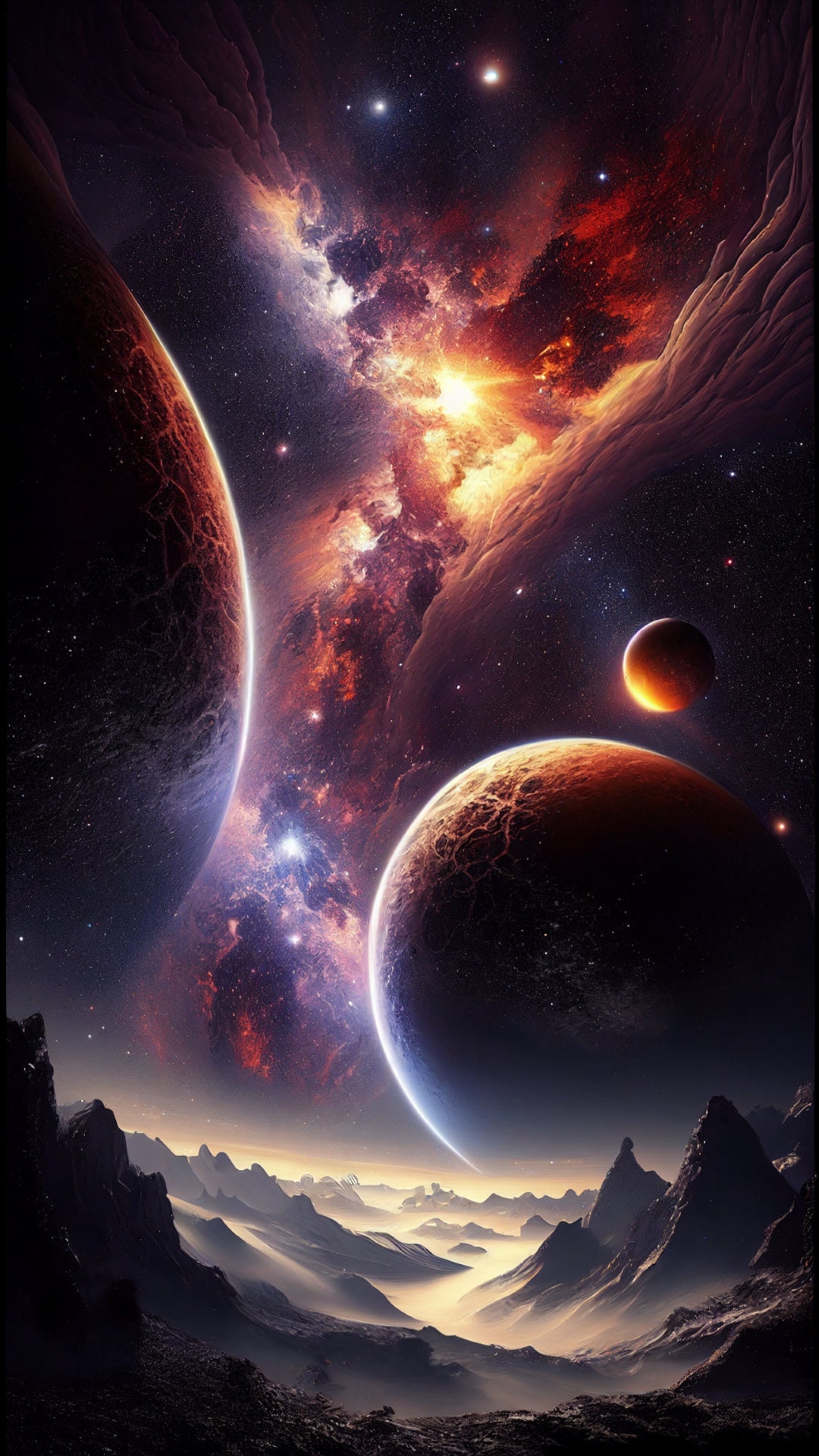 Space Art Phone Wallpapers - Wallpaper Cave