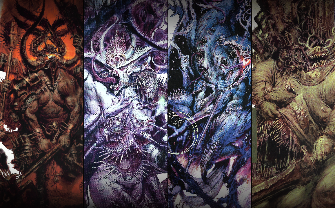 Warhammer 40k Chaos Gods Wallpaper