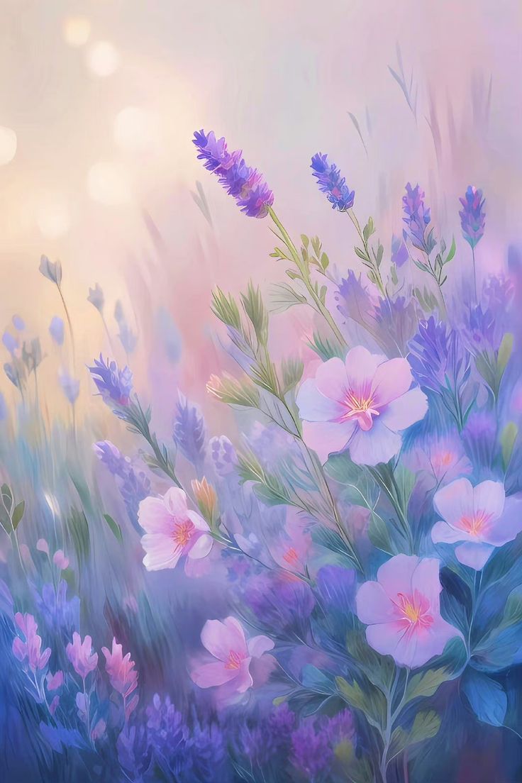 Flower Oil Painting Wallpapers - Wallpaper Cave