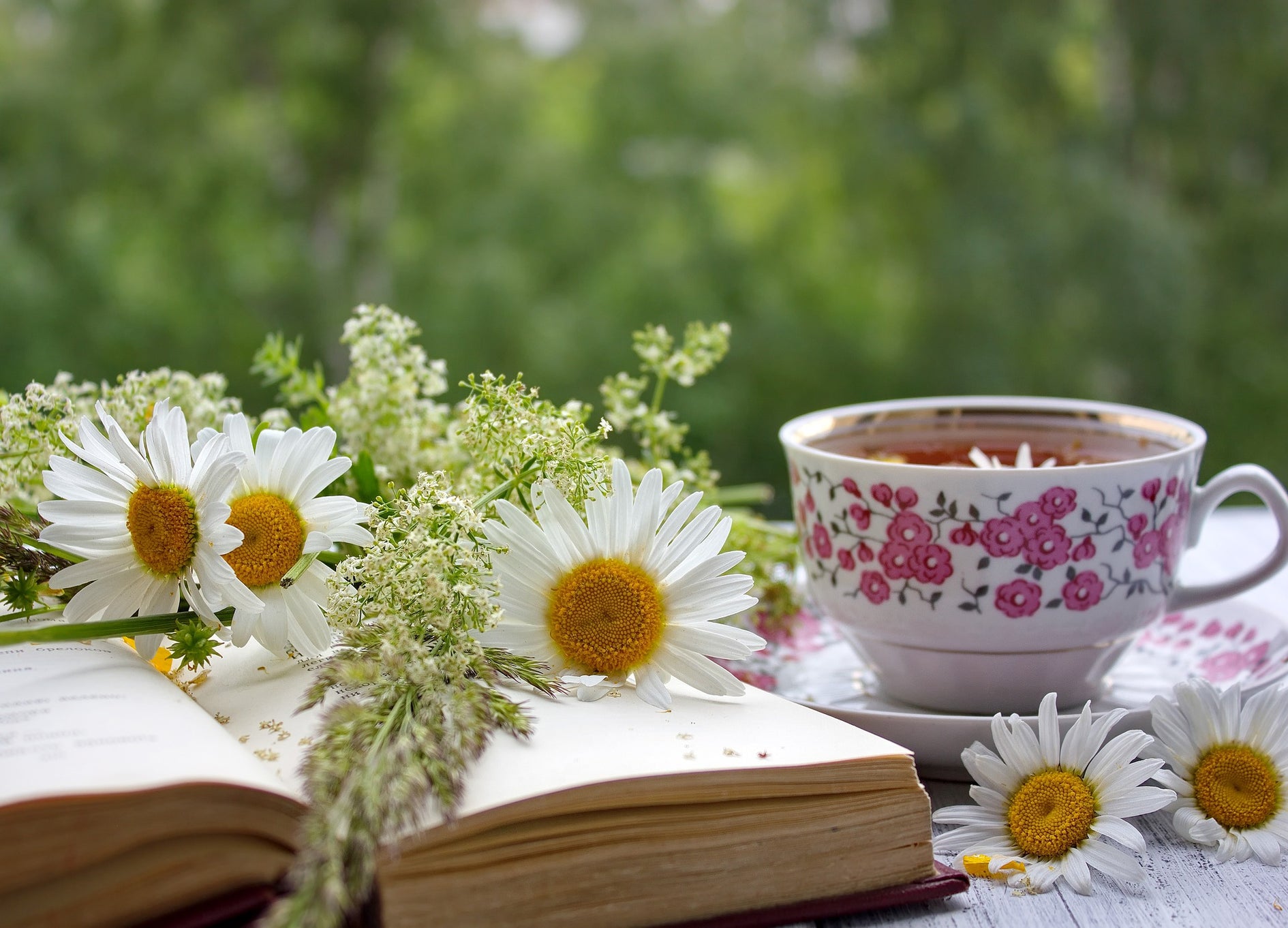 Books Tea Summer Wallpapers - Wallpaper Cave