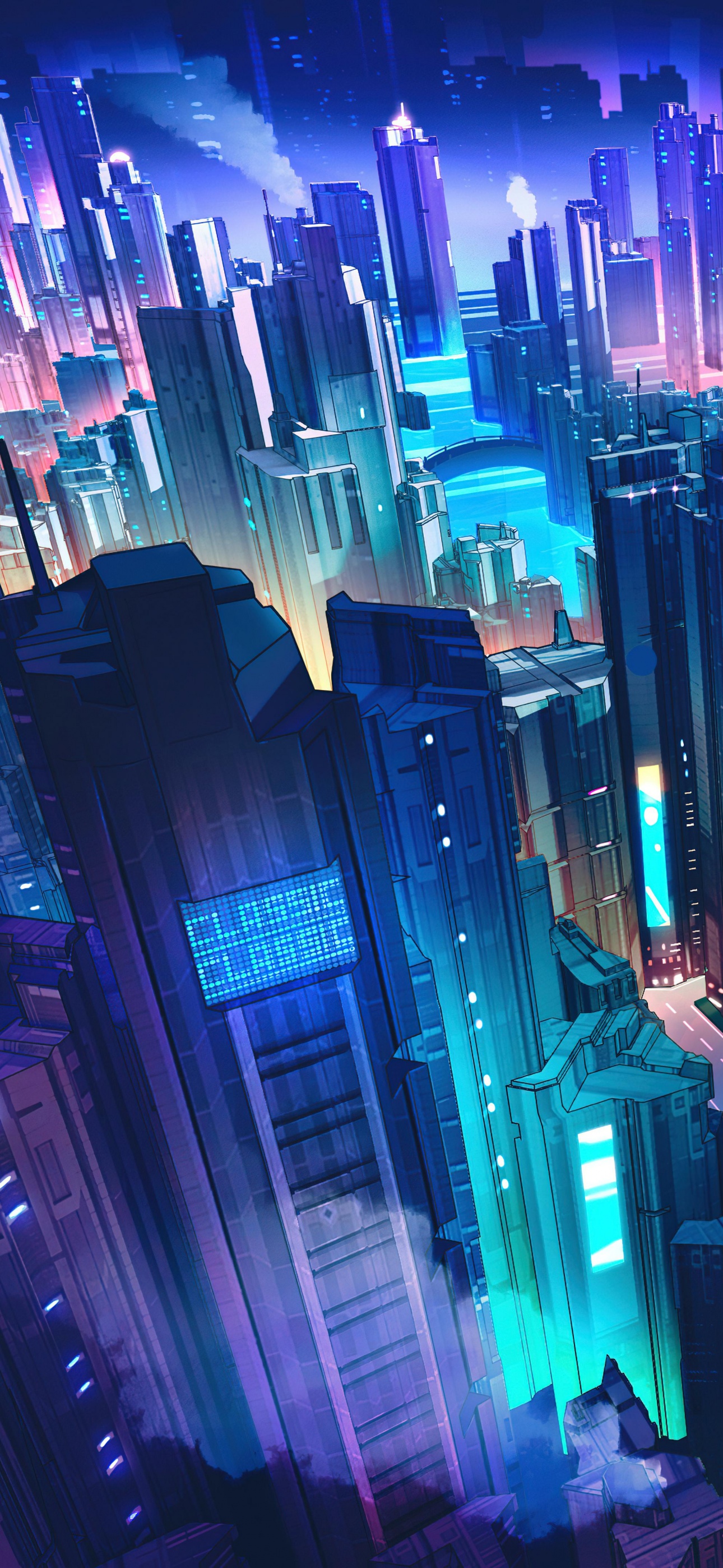 Futuristic City iPhone Wallpapers - Wallpaper Cave
