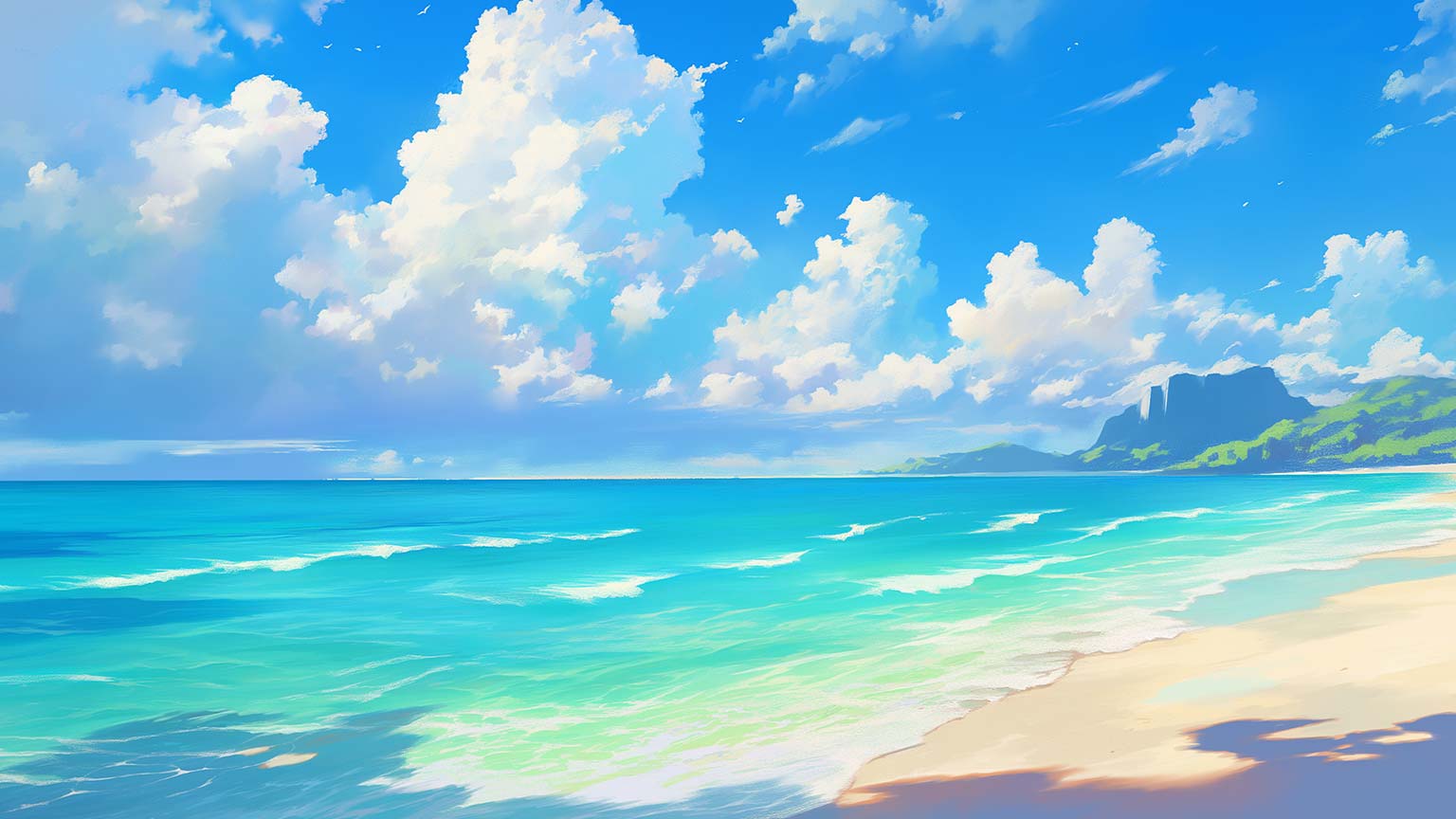 Summer Aesthetic Blue Desktop Wallpapers - Wallpaper Cave