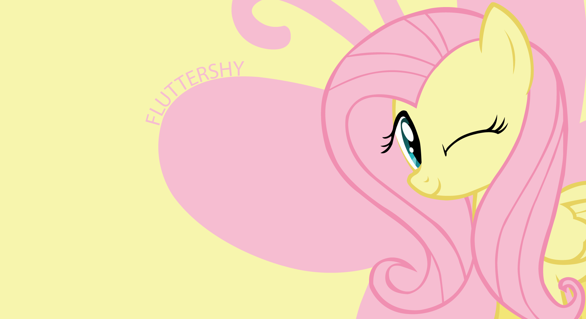 Pink Fluttershy Desktop Wallpapers - Wallpaper Cave