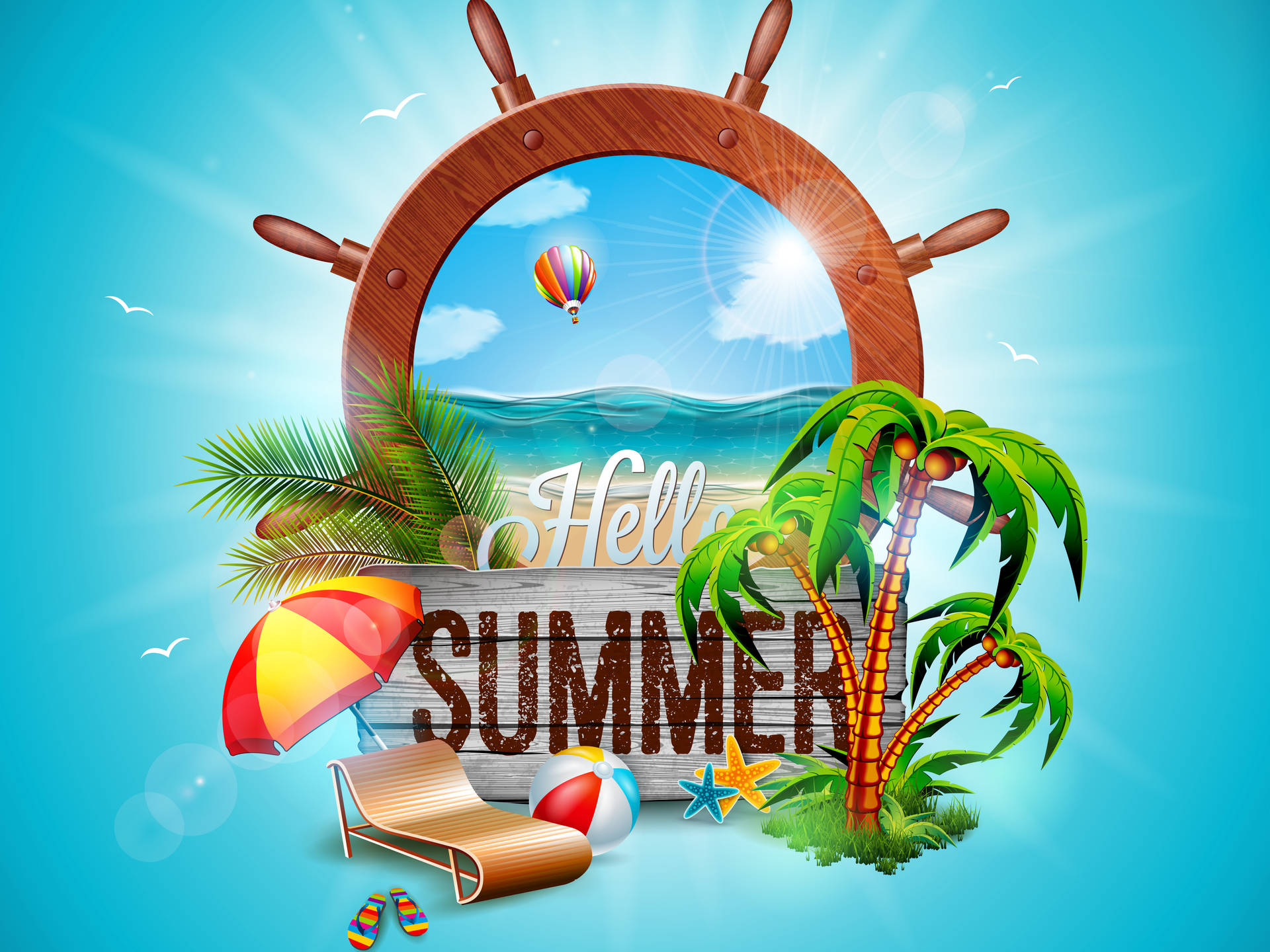 Hello Summer Collage Wallpapers - Wallpaper Cave