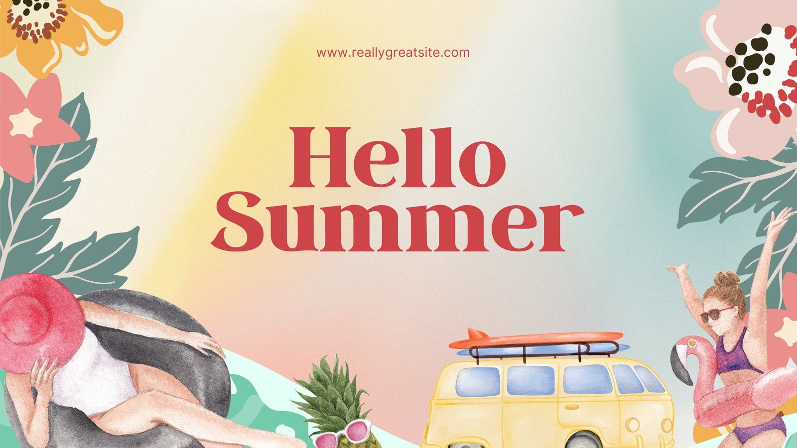 Hello Summer Collage Wallpapers - Wallpaper Cave
