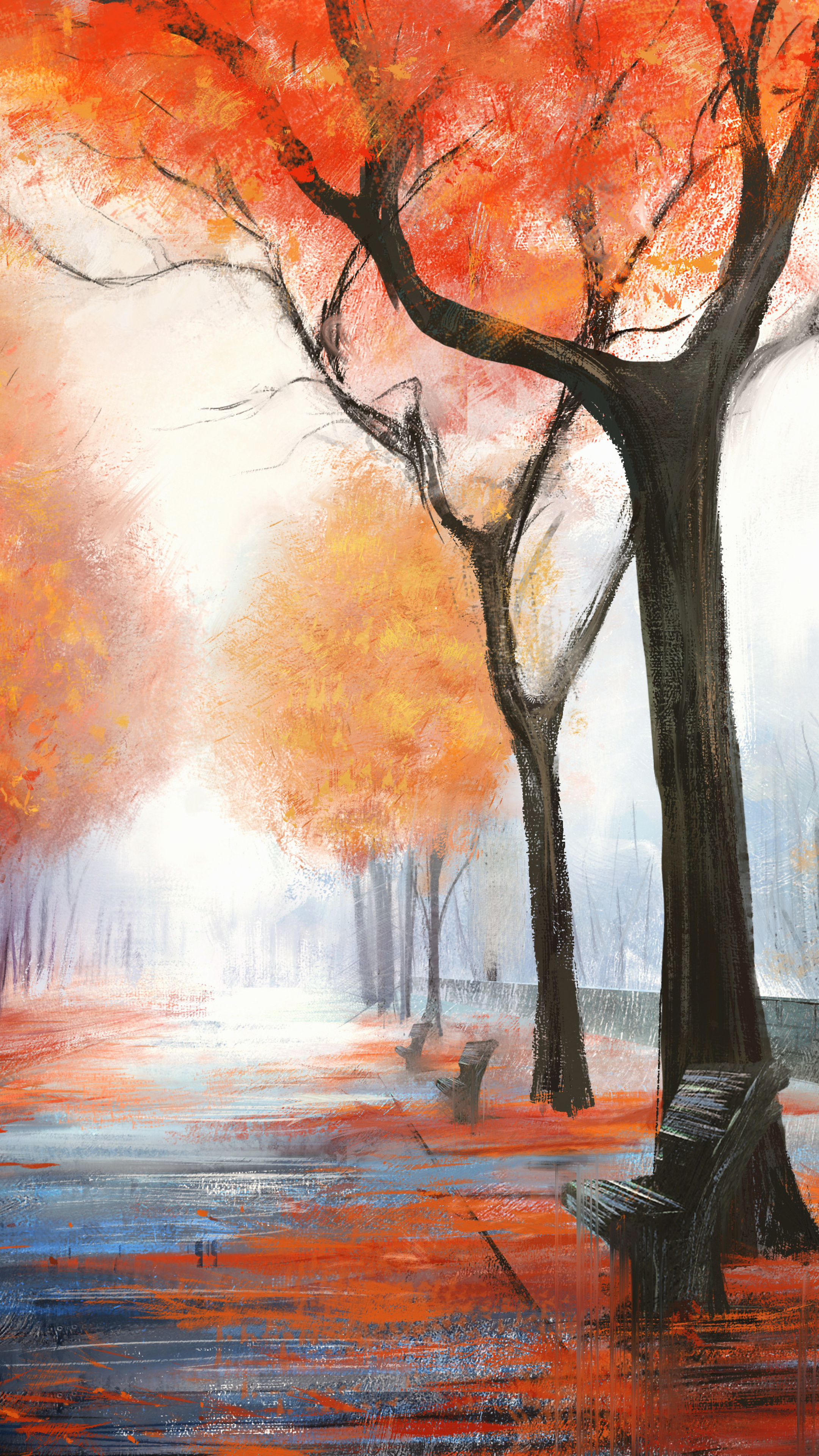 4k Autumn Digital Art Wallpapers - Wallpaper Cave