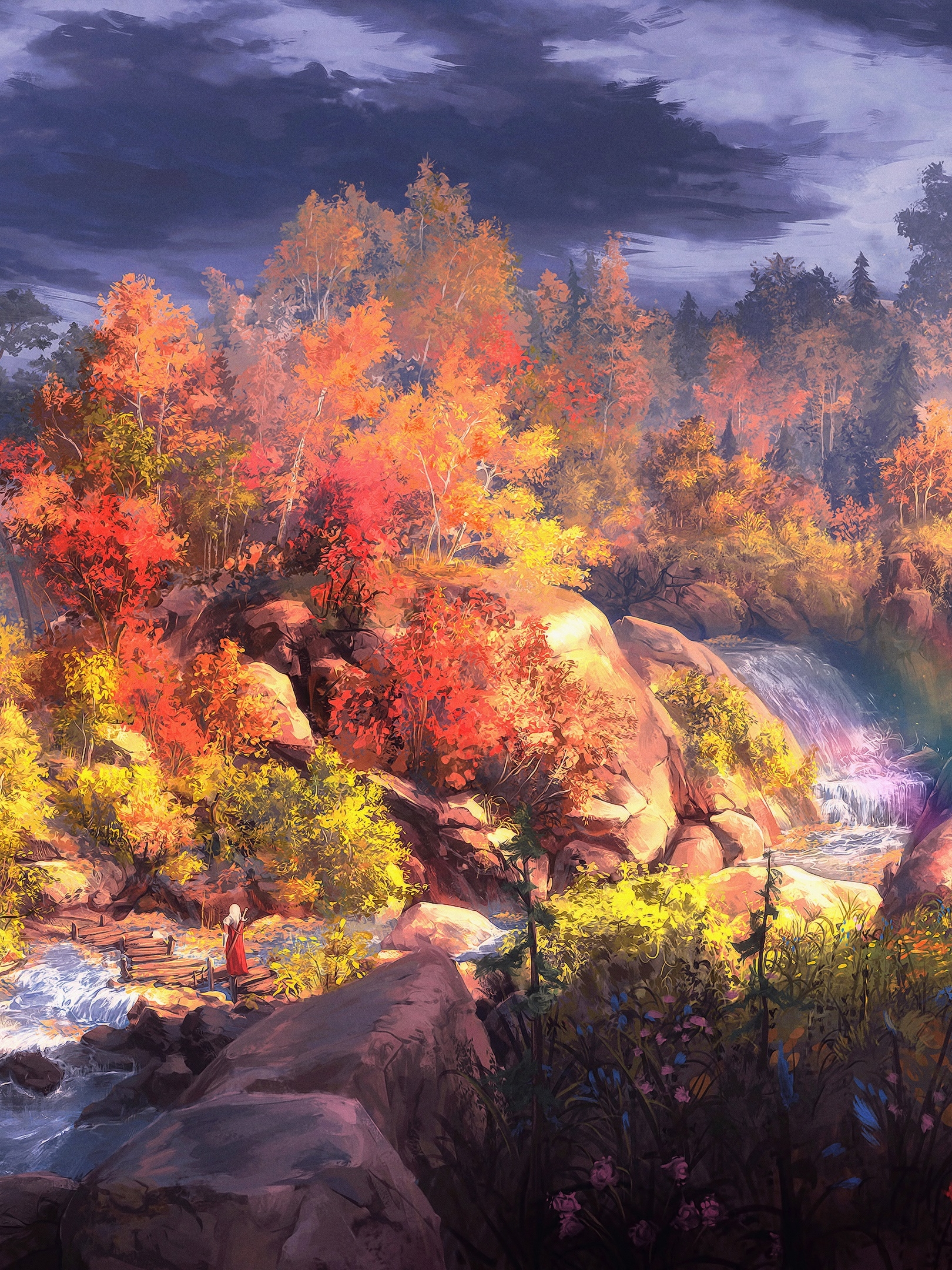 Fantasy Autumn Painting Wallpapers - Wallpaper Cave