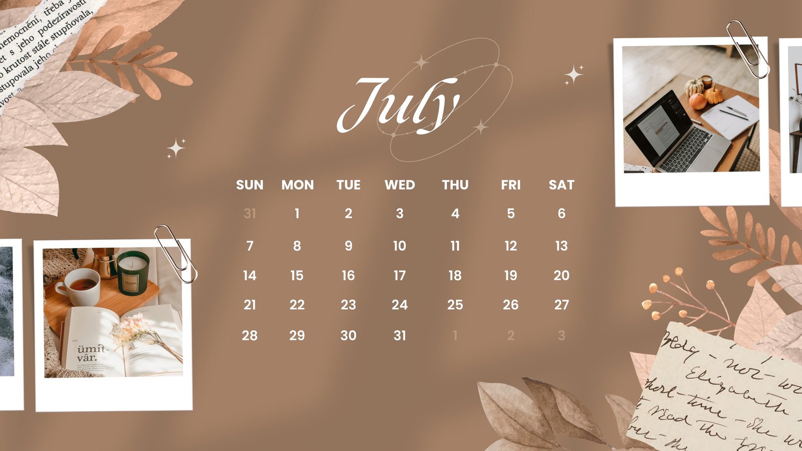 July 2024 Calendar Wallpapers - Wallpaper Cave