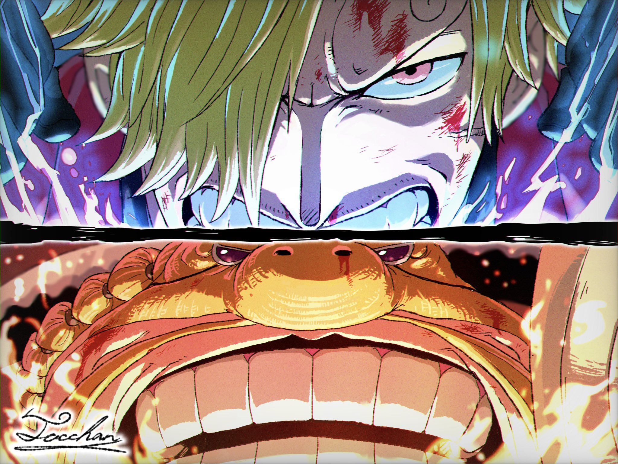 Sanji Vs Queen Wallpapers - Wallpaper Cave