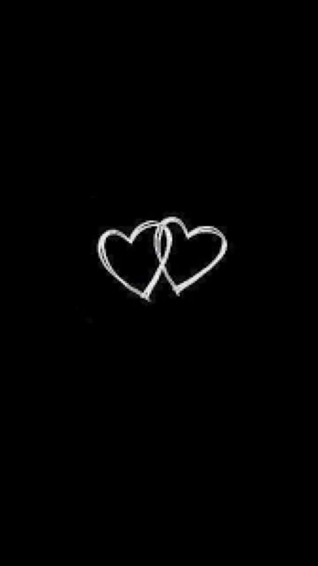 iPhone Heart Black Wallpapers - Wallpaper Cave