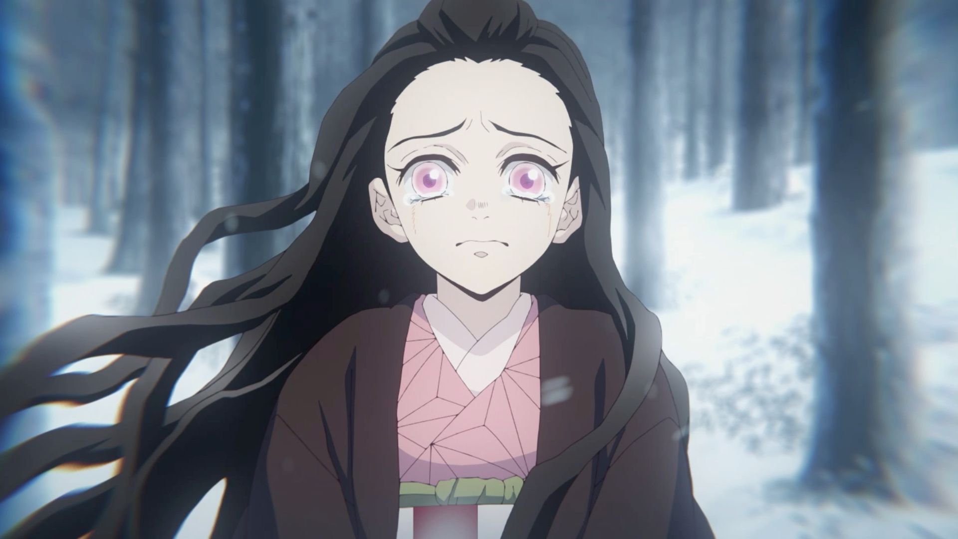 Nezuko Crying Wallpapers - Wallpaper Cave