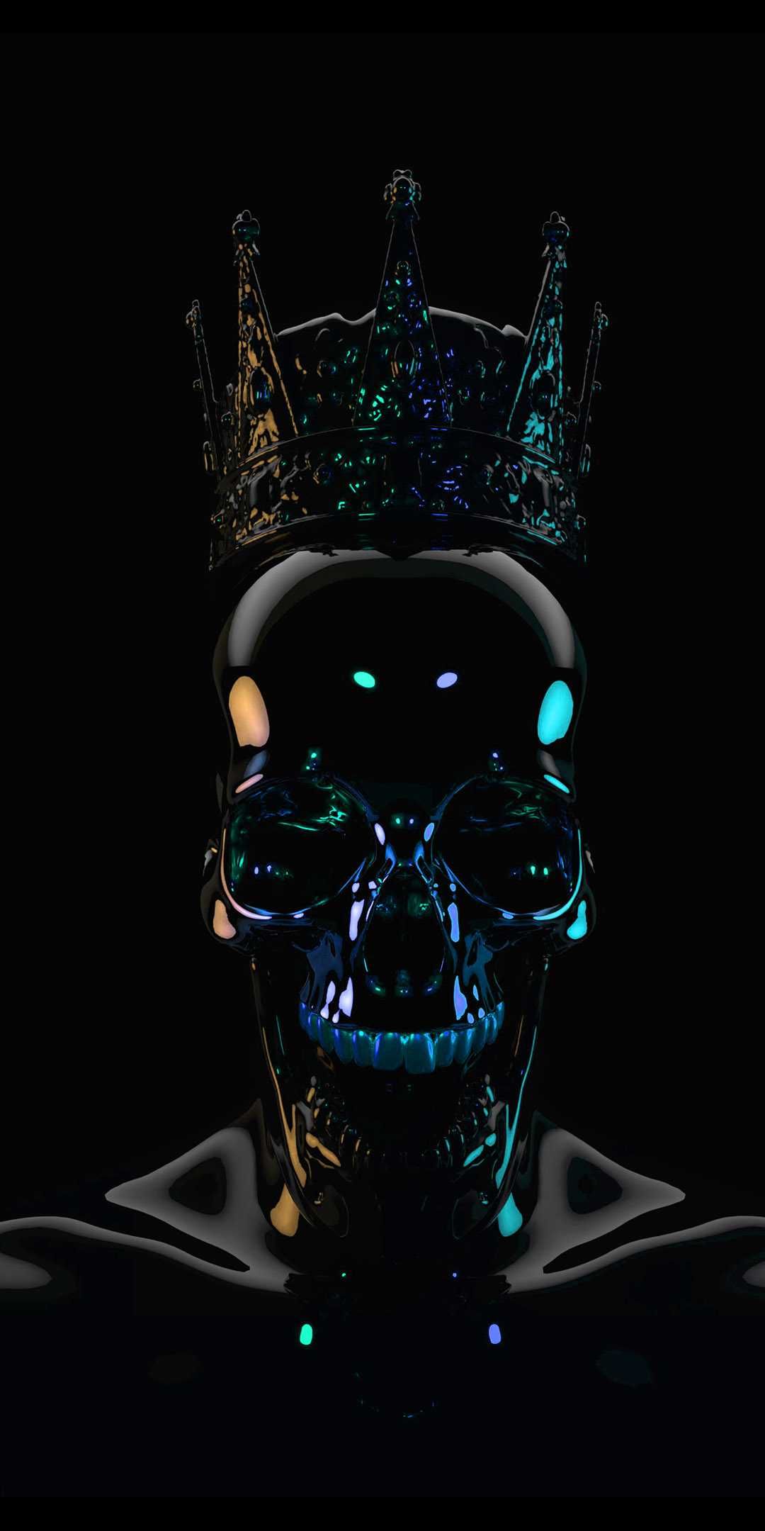 Skull With Crown Wallpapers - Wallpaper Cave