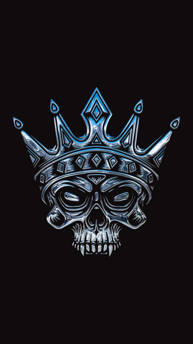 Skull With Crown Wallpapers - Wallpaper Cave