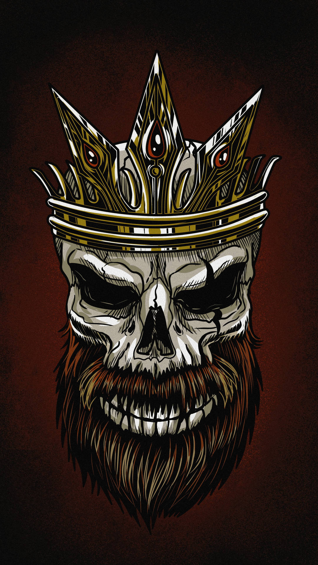Skull With Crown Wallpapers - Wallpaper Cave