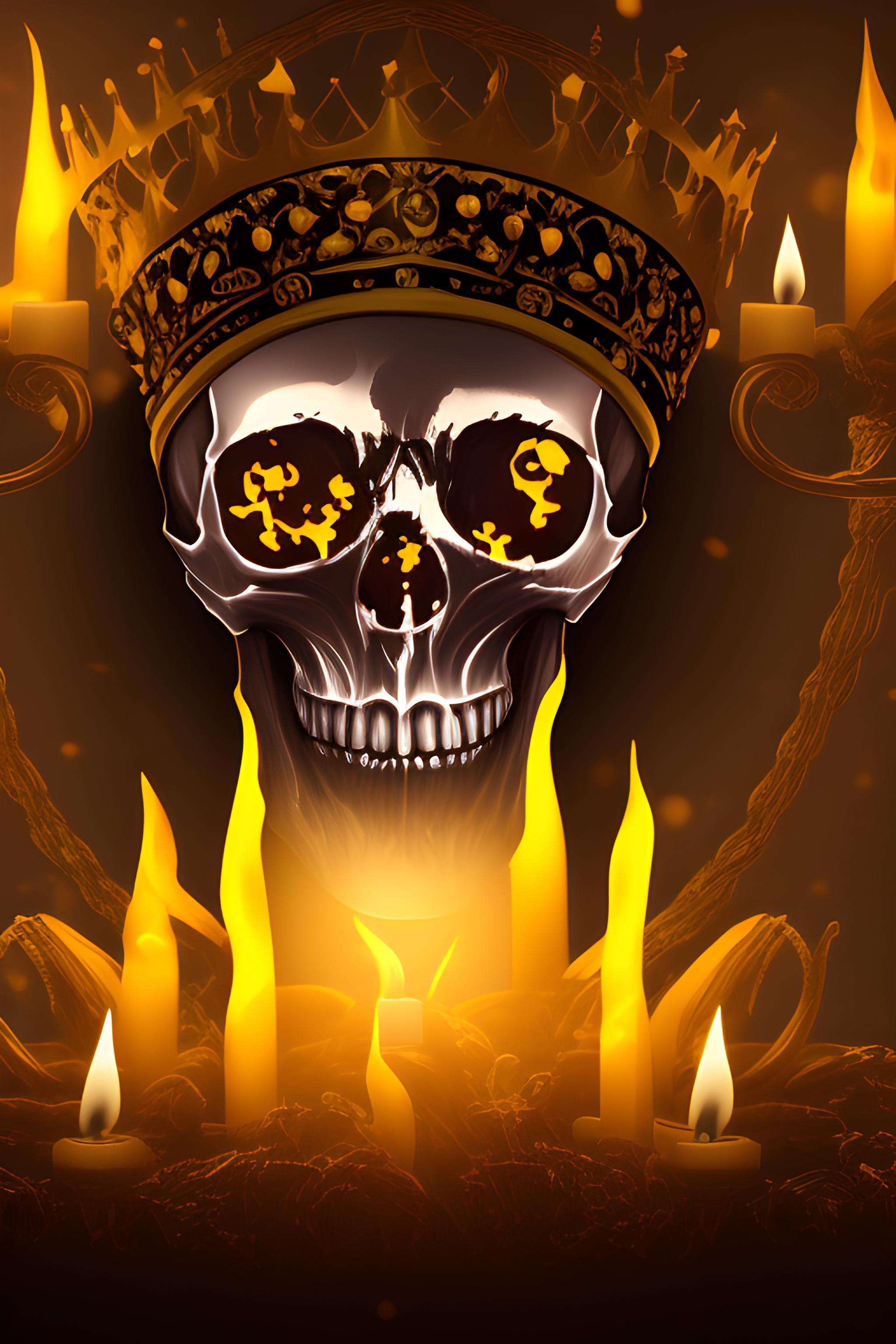 Skull With Crown Wallpapers - Wallpaper Cave