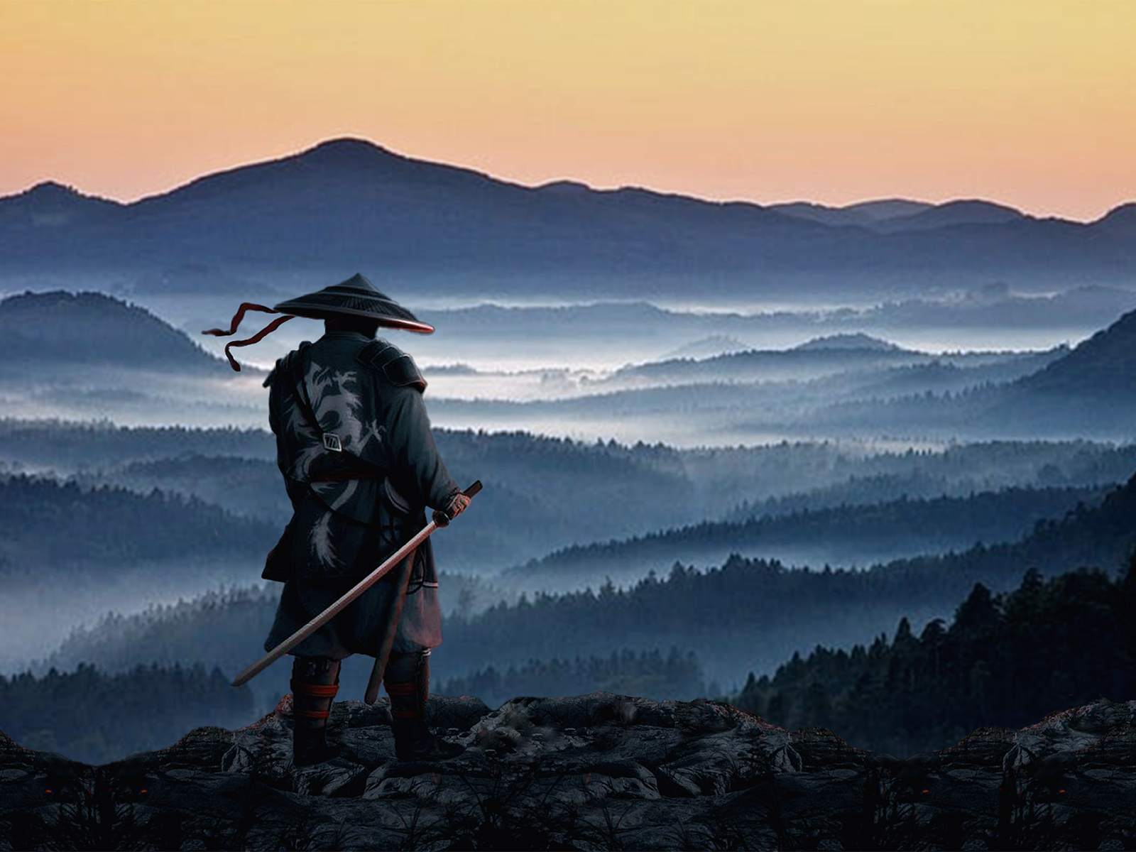 Samurai Landscape Wallpapers - Wallpaper Cave