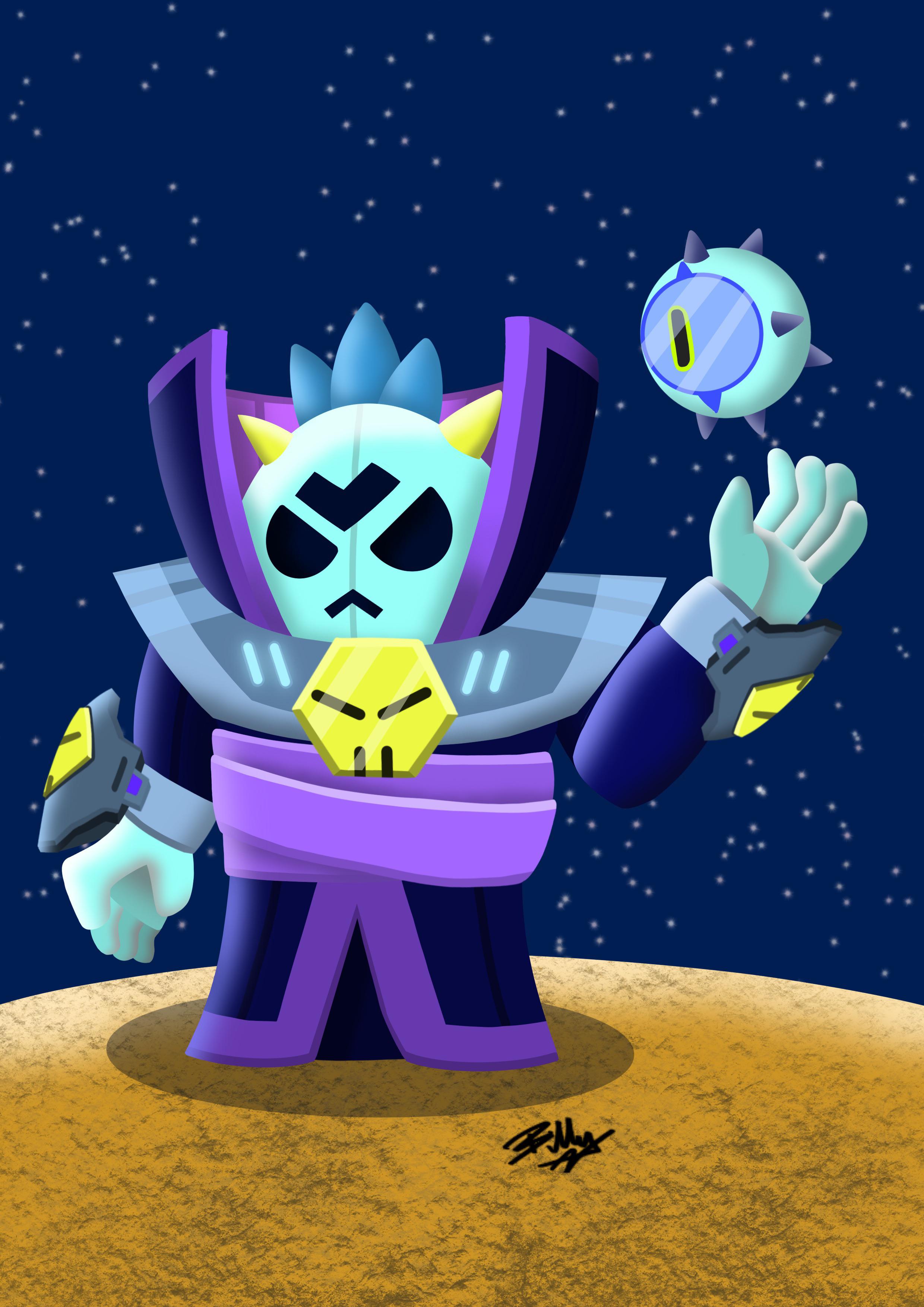 Spike Dark Lord Brawl Stars Wallpapers - Wallpaper Cave