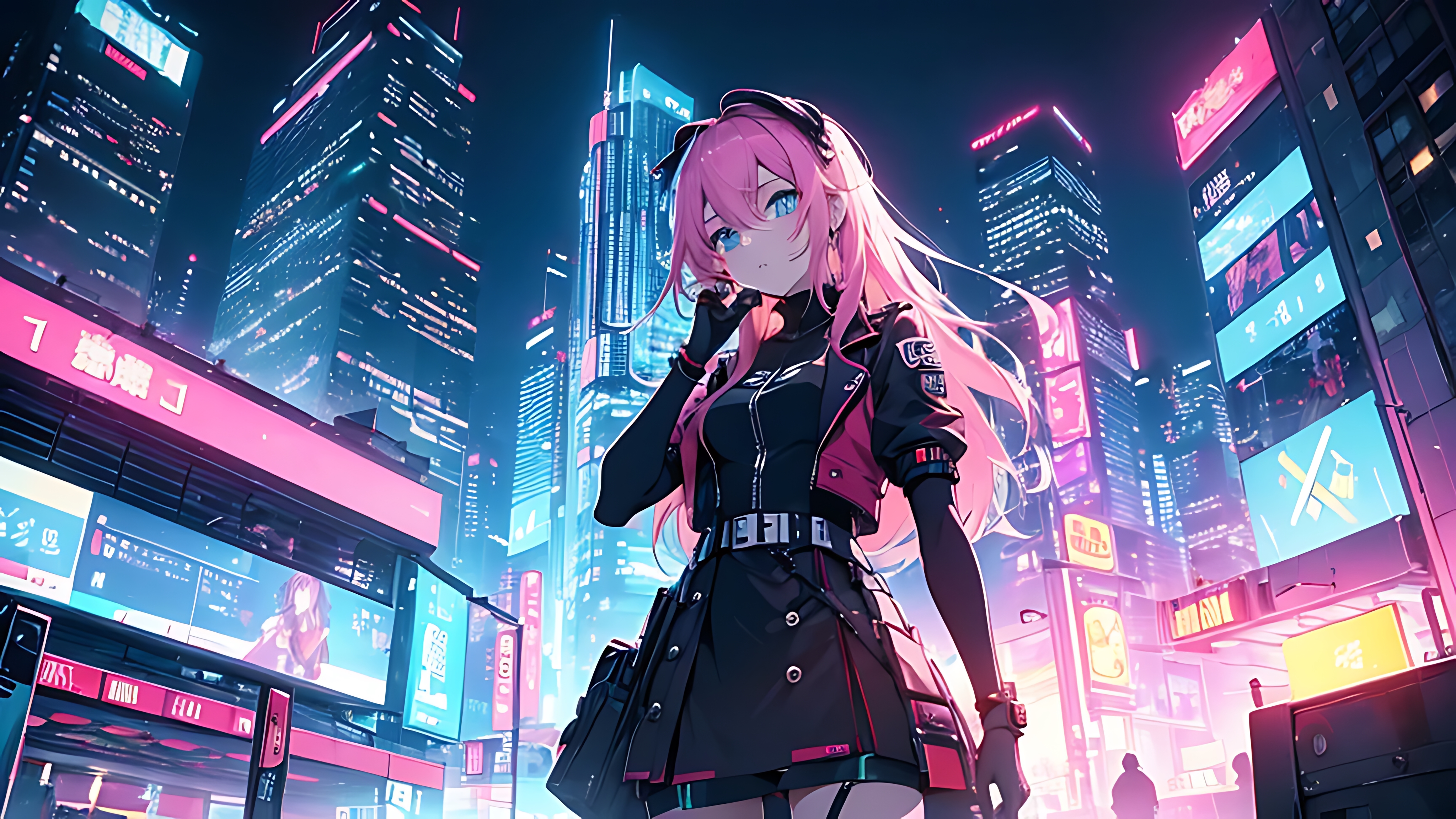 Cyber Anime Girl Wallpapers - Wallpaper Cave